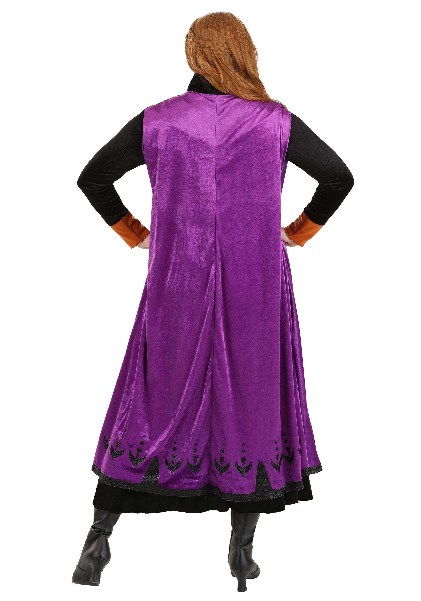Disguise Deluxe Frozen 2 Anna Womens Costume Disney Costume for Adults ...