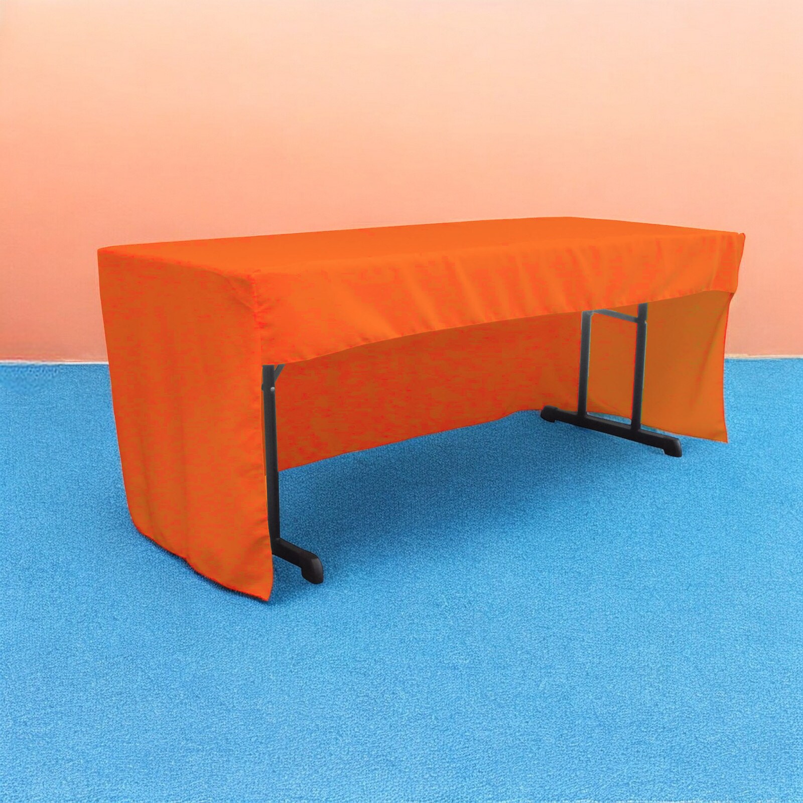 Slickblue Fitted Indoor and Outdoor Polyester Open Back Table Cover for ...
