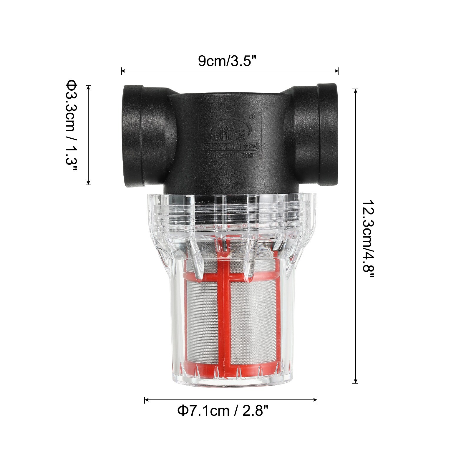 PATIKIL 1 Inch Water Pump Strainer Filter Pipe Water Pump Strainer with ...