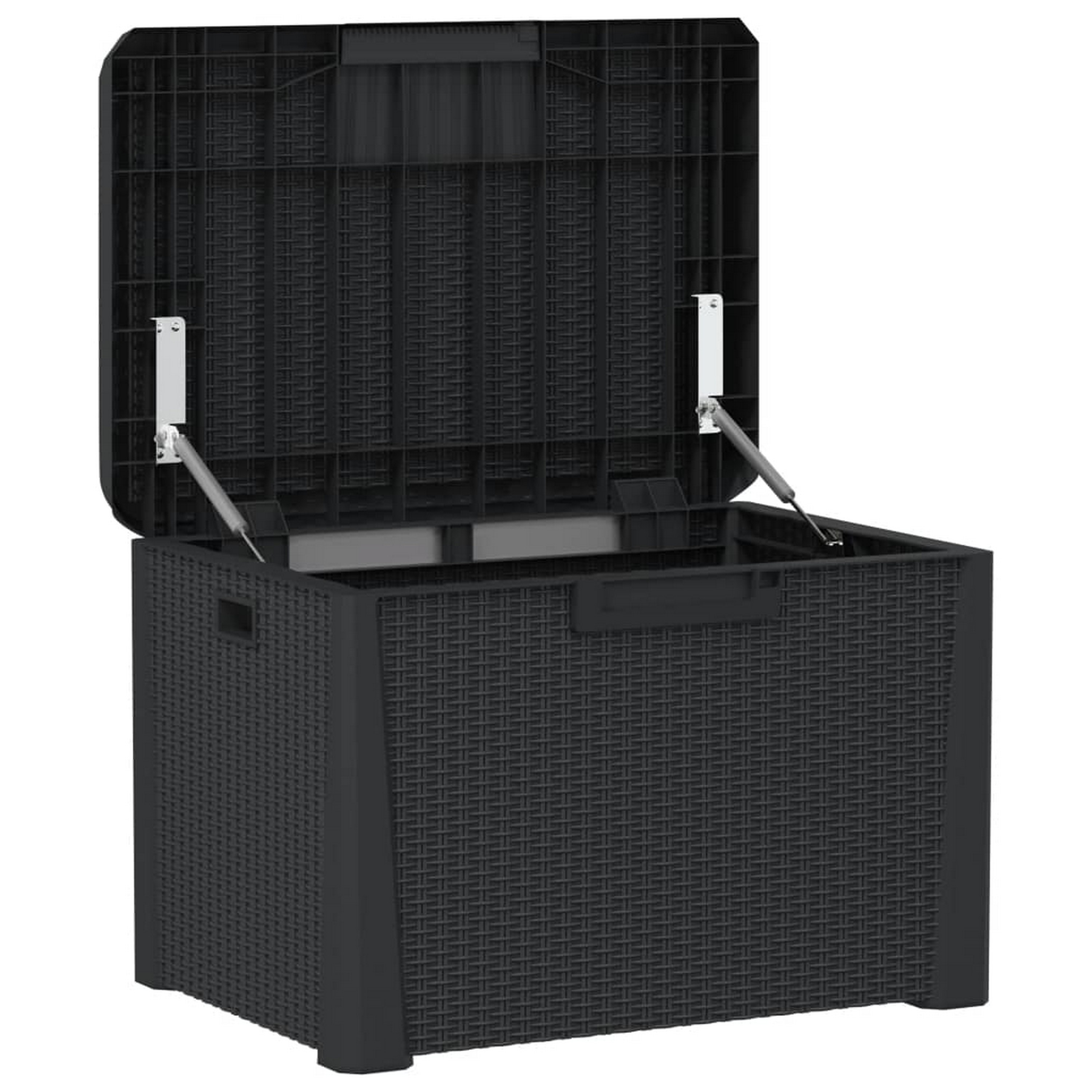 Benzara Modern 33 Gal Gray Plastic Outdoor Deck Box in the Deck Boxes ...