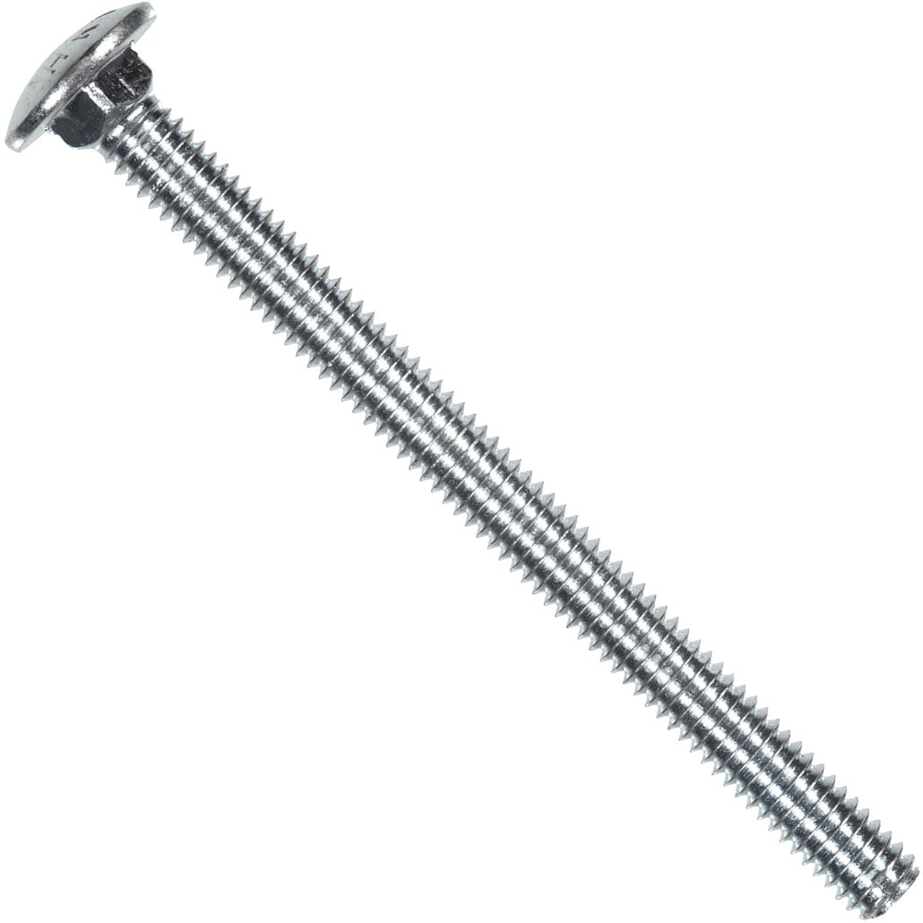 Hillman 3/8-16x6 Zinc-Plated Carriage Bolt for Wood and Metal Fastening ...