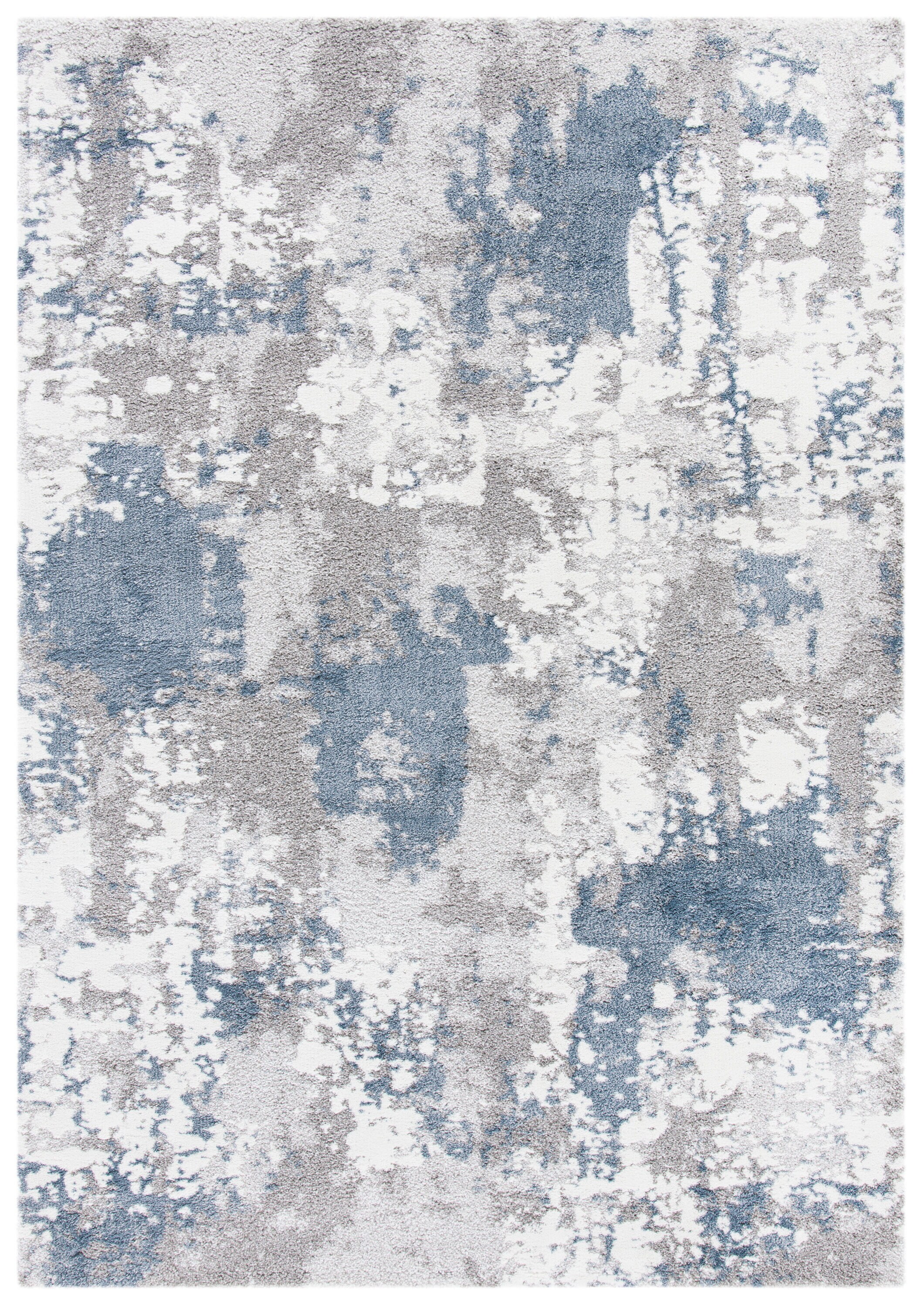 Safavieh Century 339F Grey / Blue 5-Ft-3-In X 7-Ft-7-In Contemporary ...