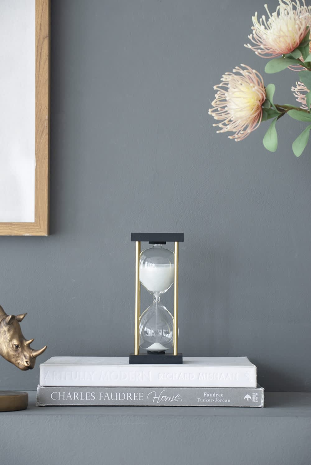 Vynxaria Spellman White Square Glass Metal MDF 3 in Decorative ...