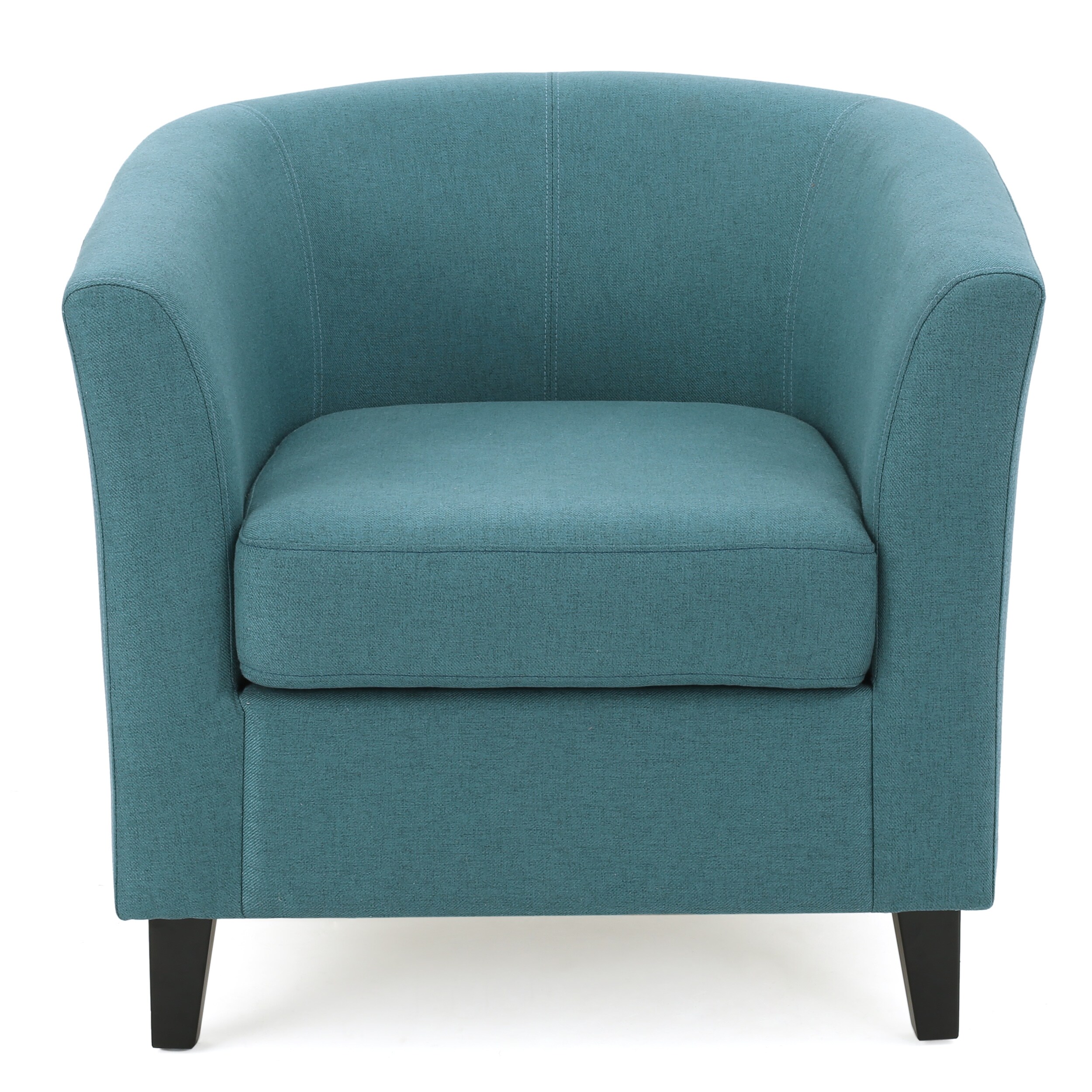 Christopher Knight Home Preston Dark Teal Fabric Club Chair-Teal in the ...