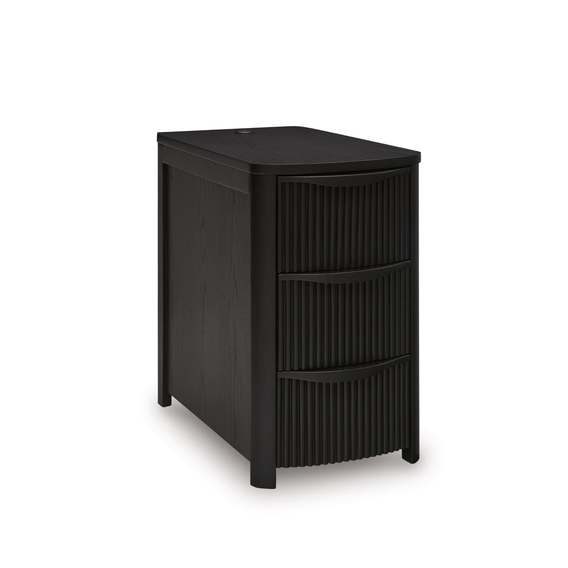 Signature Design by Ashley Camdill Black Chairside End Table in the End ...