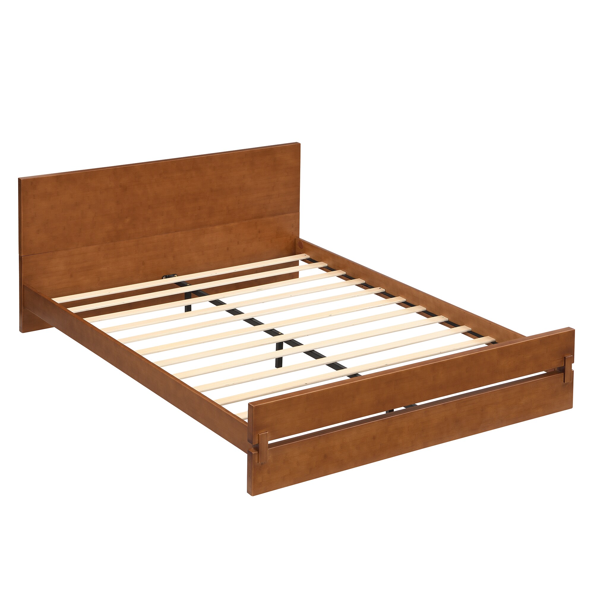 Christopher Knight Home Kyoto Platform Bed Frame with Solid Bamboo ...