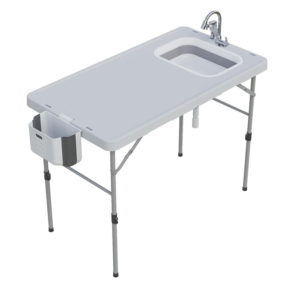 GAOMON Folding Fish Cleaning Table with Sink and Drainage Hose ...