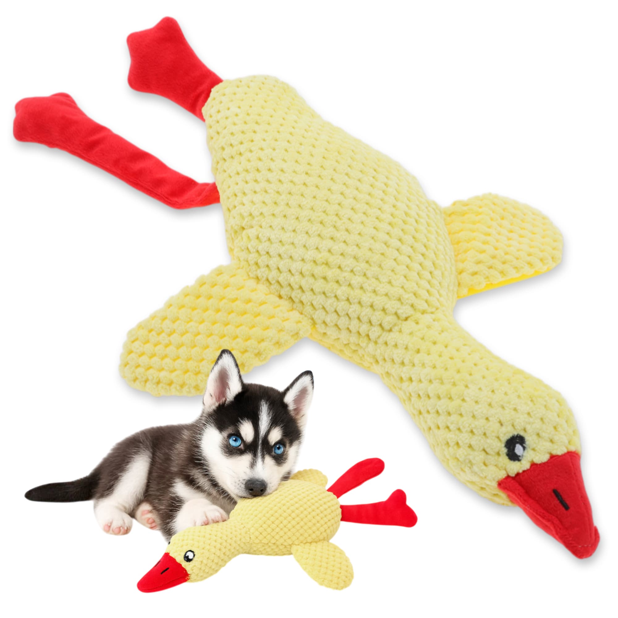 Unique Bargains Dog Toys for Aggressive Chewers Goose Chew Toy for Dogs ...