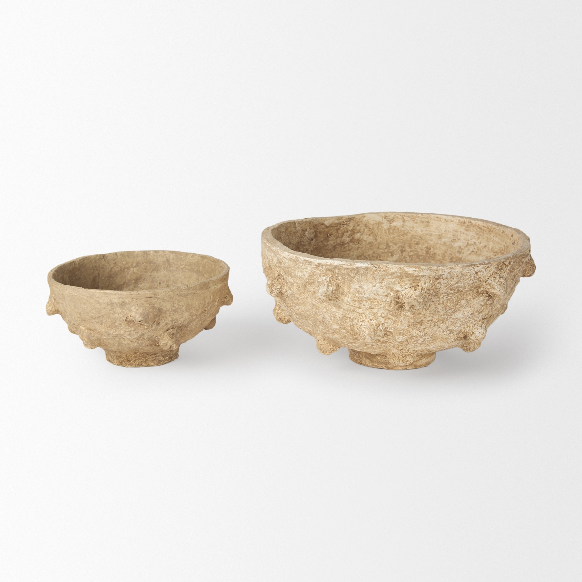Mercana Off-white Paper Farmhouse Decorative bowl in the Decorative ...