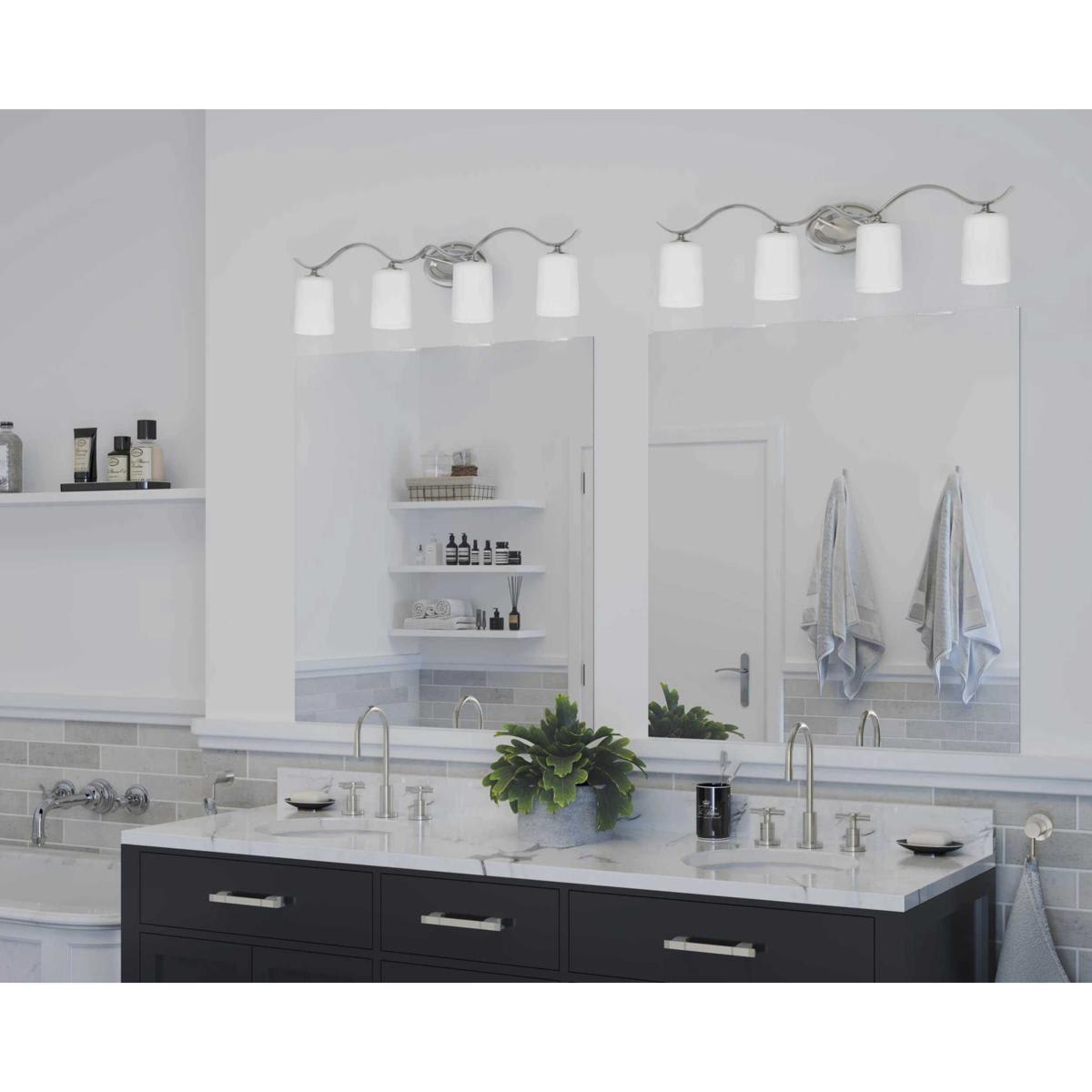 Bowery + Grove 51894-BNE Briscoe 4 Light 31 inch Brushed Nickel Bath ...