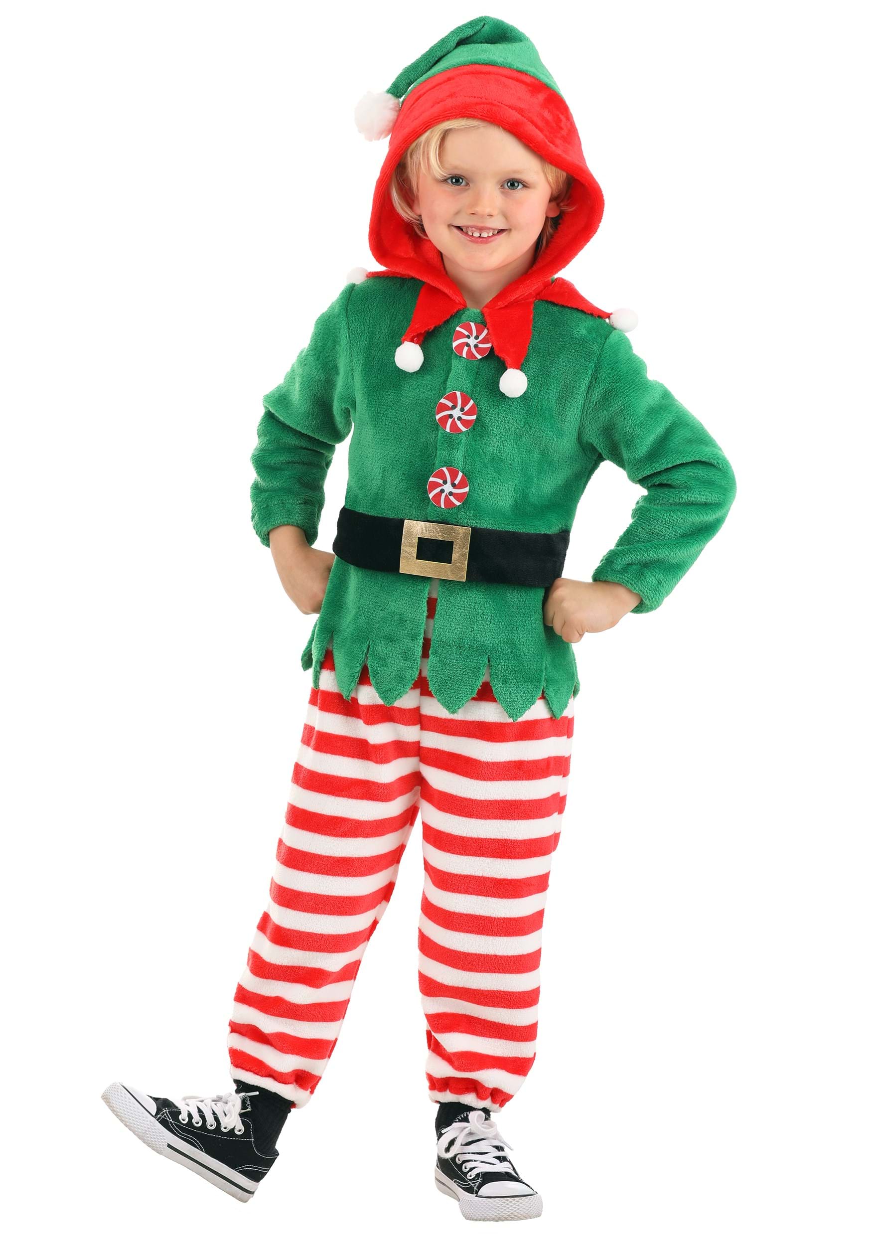 HalloweenCostumes.com FUN Costumes Elf Toddler Jumpsuit Costume Elf ...