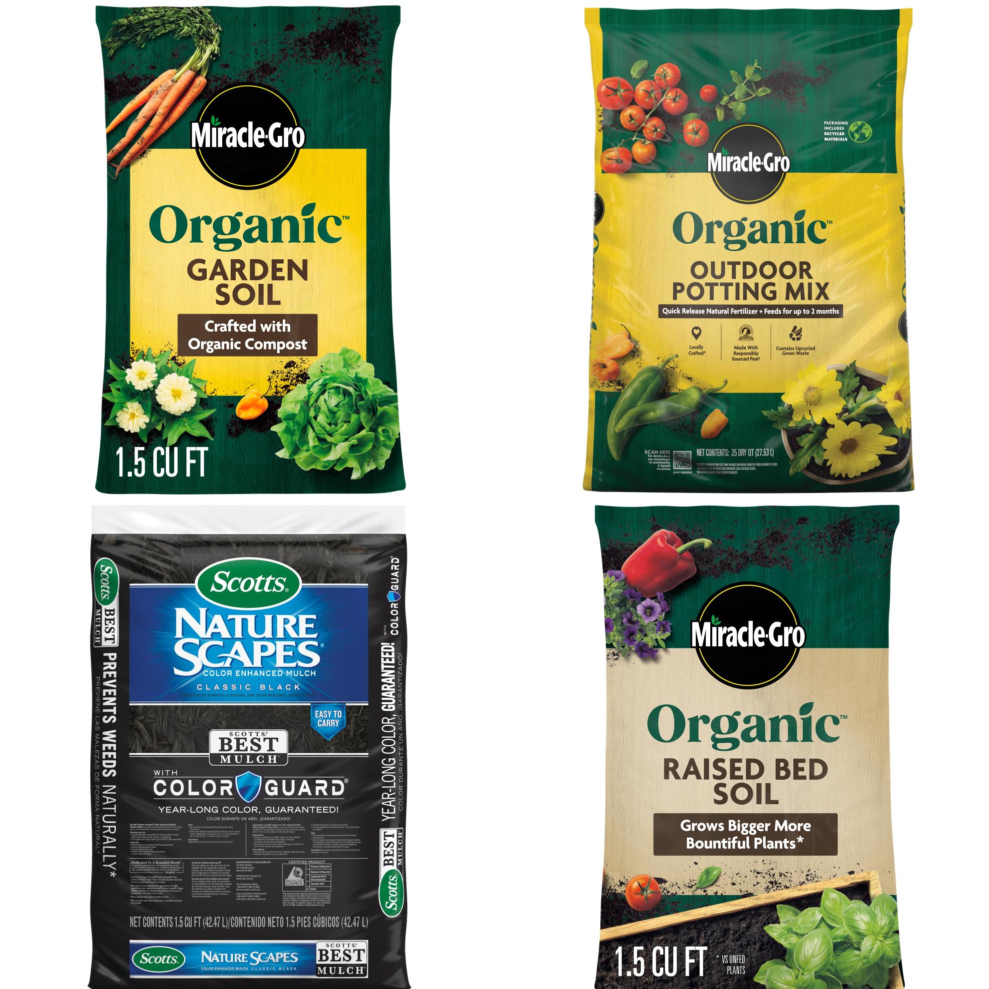 Shop Miracle-Gro Natural Growth, Organic Results: Soil & Mulch ...