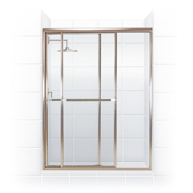 Coastal Shower Doors Paragon Chrome 52 In To 72 In X 66 3125 In Framed