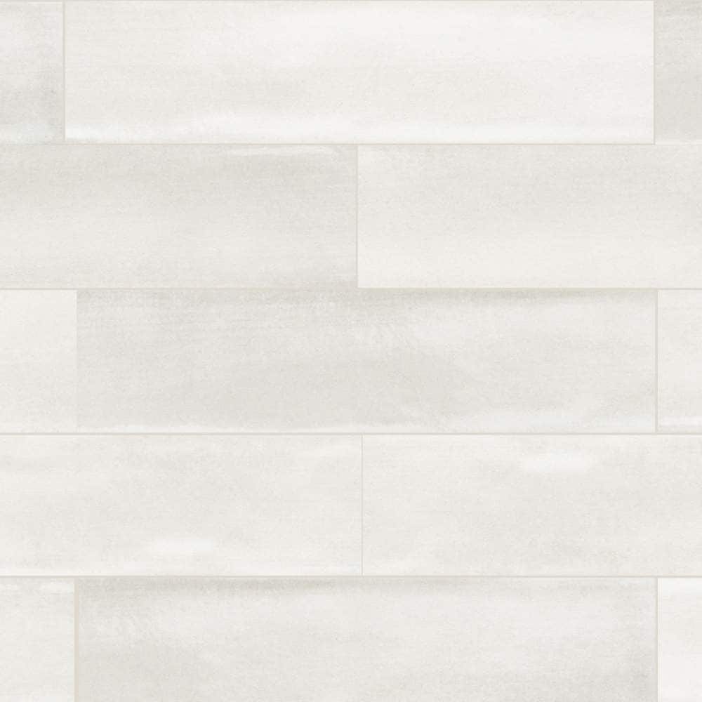 The Tile Life Battery Park Ghiaccio 2-in x 14-in Glossy Porcelain Stone ...
