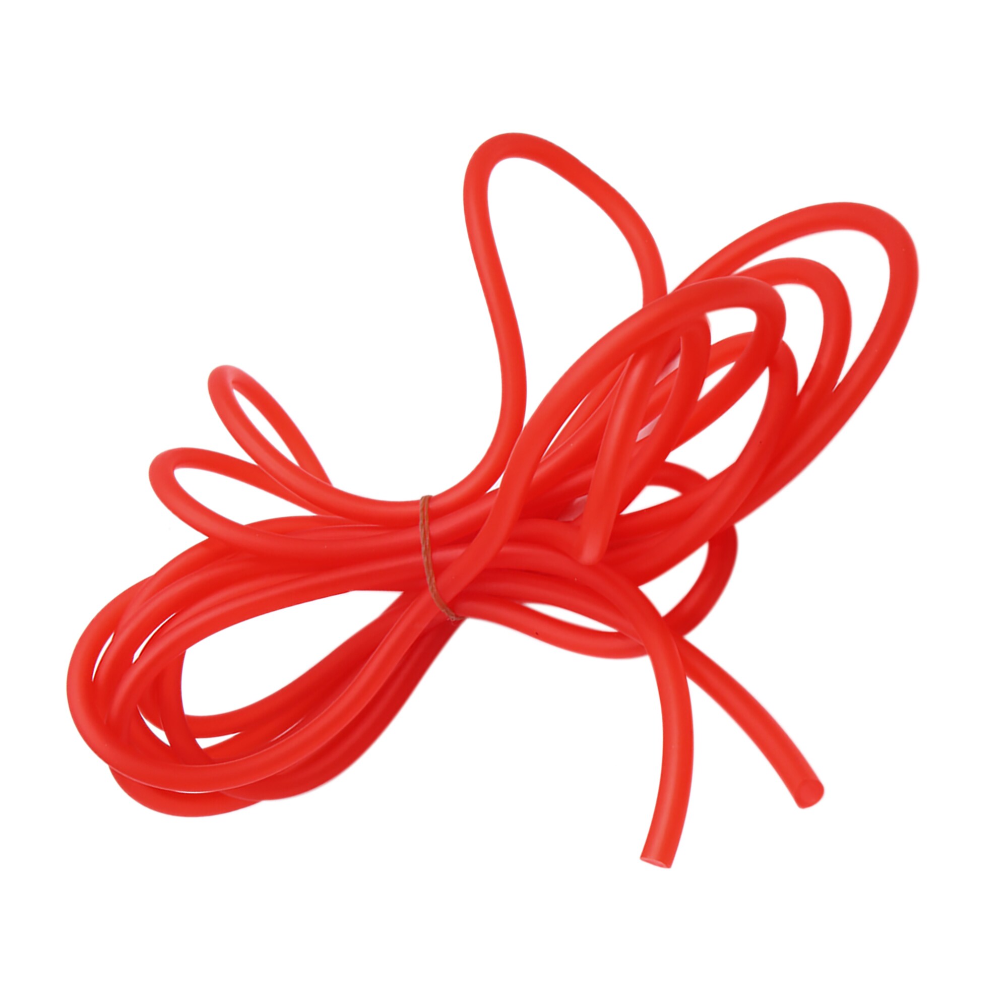 Unique Bargains Red 5M Length 5mm Inner Dia Silicone Fuel Line Gas Hose ...