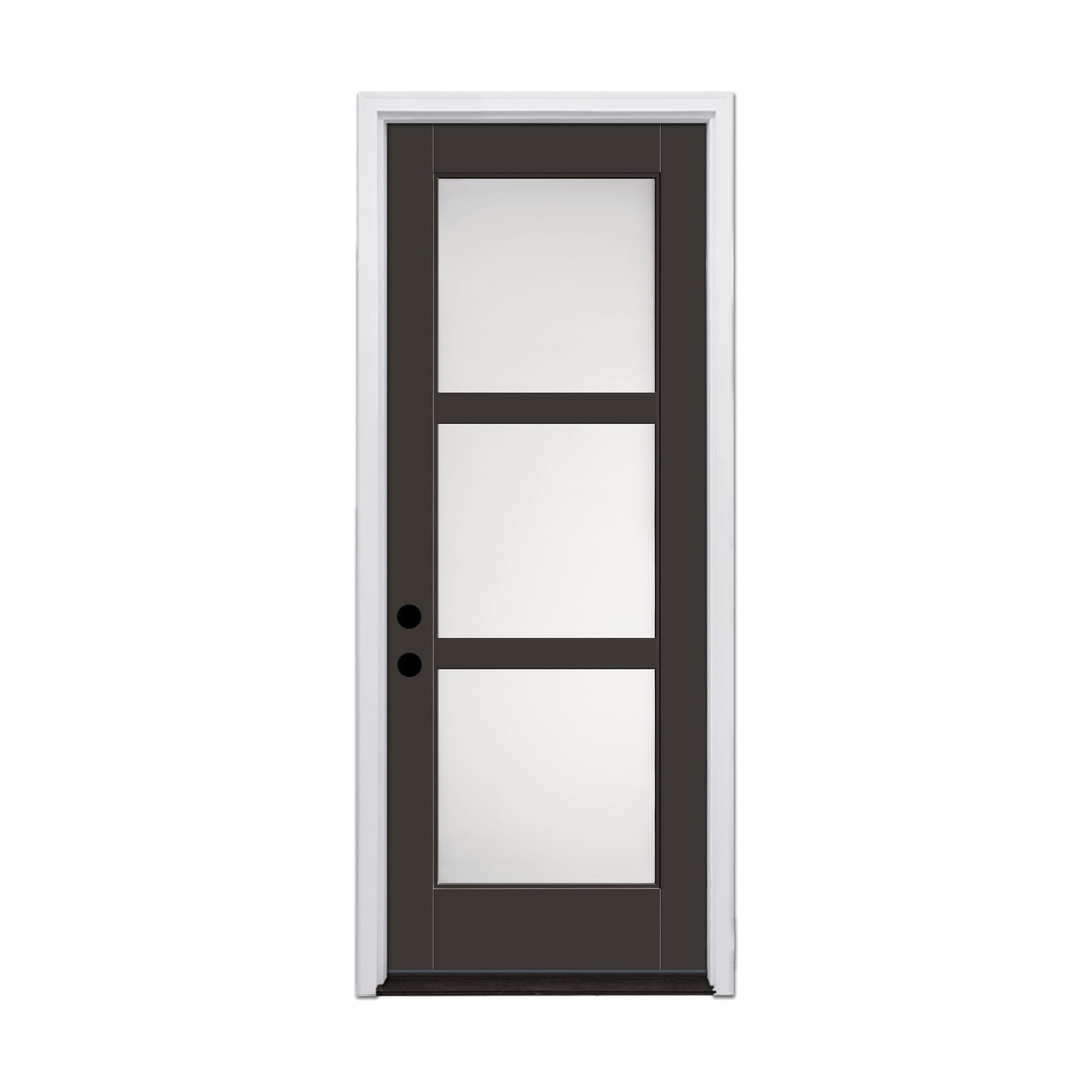 Therma-Tru Smooth Star 36-in x 96-in x 4-9/16-in Fiberglass Right-hand ...