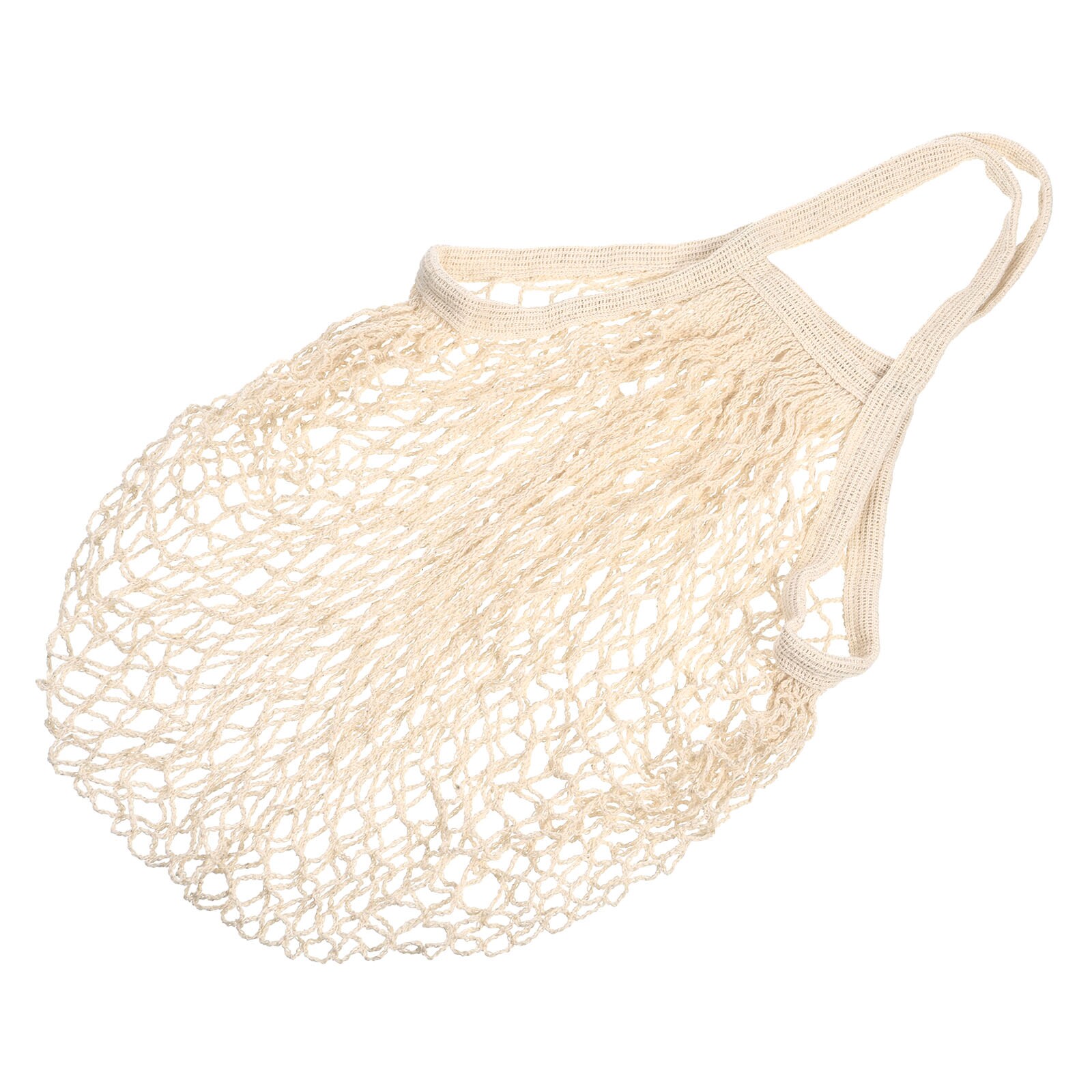 Unique Bargains Cotton Mesh Bag 15x13.8 Inch Reusable Washable Mesh Net ...