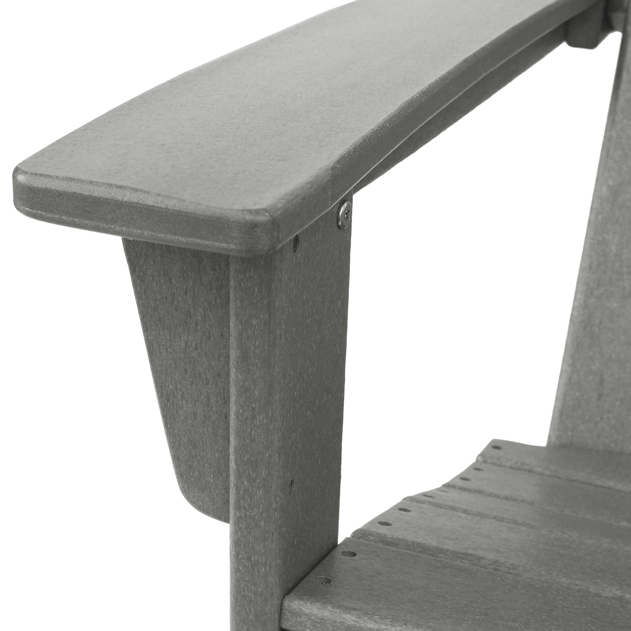 Christopher Knight Home Encino Outdoor Resin Adirondack Chair-Gray in ...