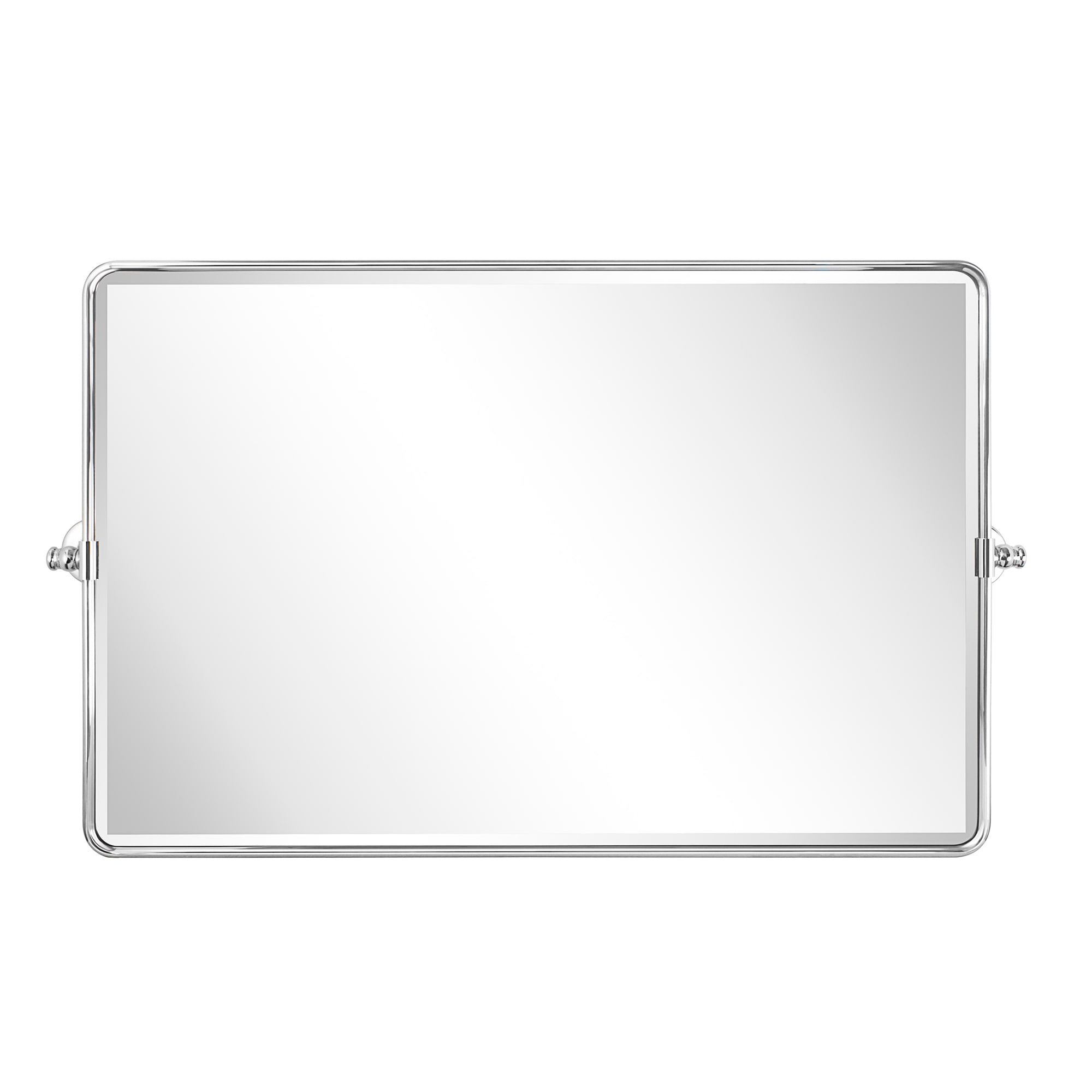 TEHOME 35-in x 23-in Tilting Bathroom Vanity Mirror (Chrome) GC-00189 ...