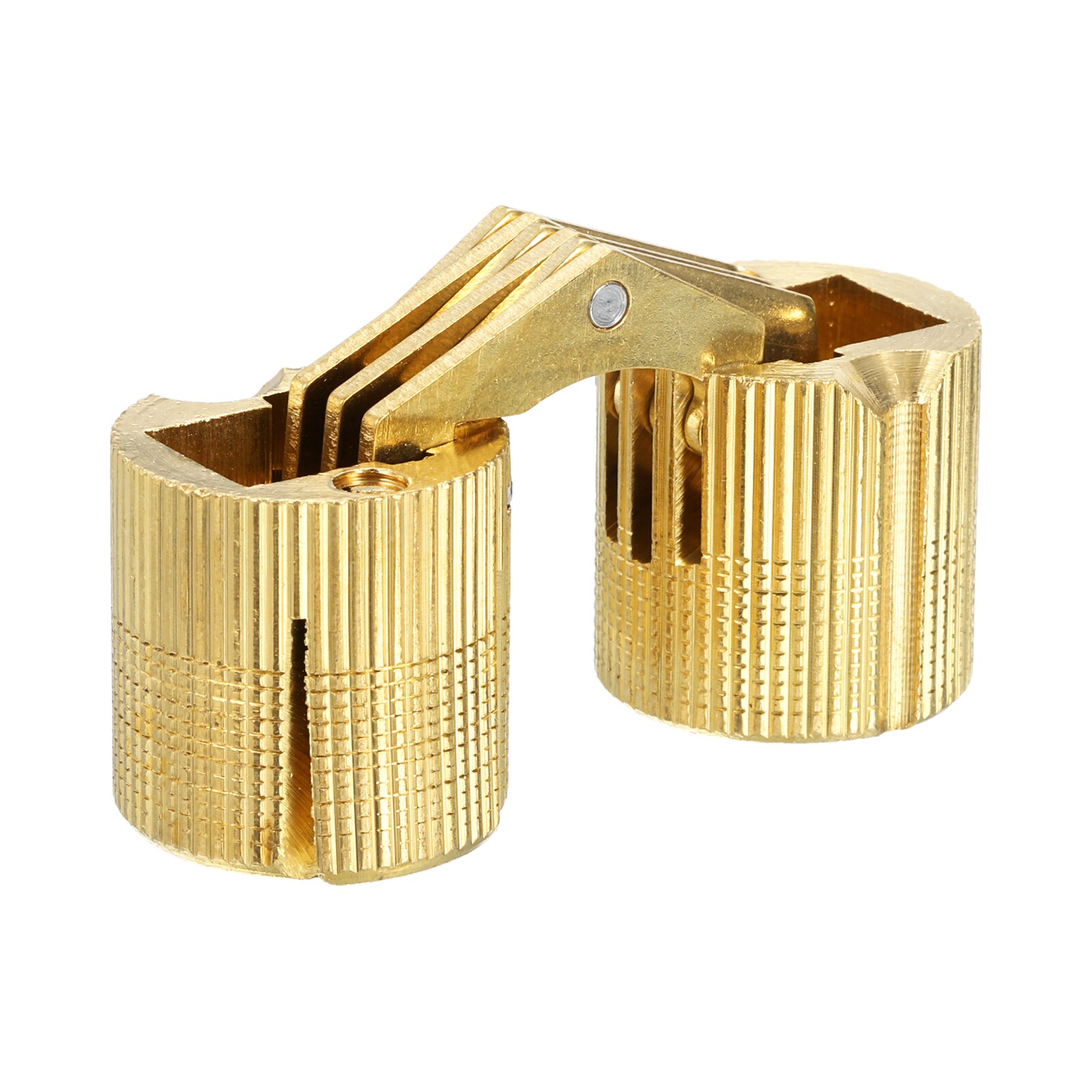 Unique Bargains 24mm Brass Barrel Hinges Hidden Invisible Concealed ...