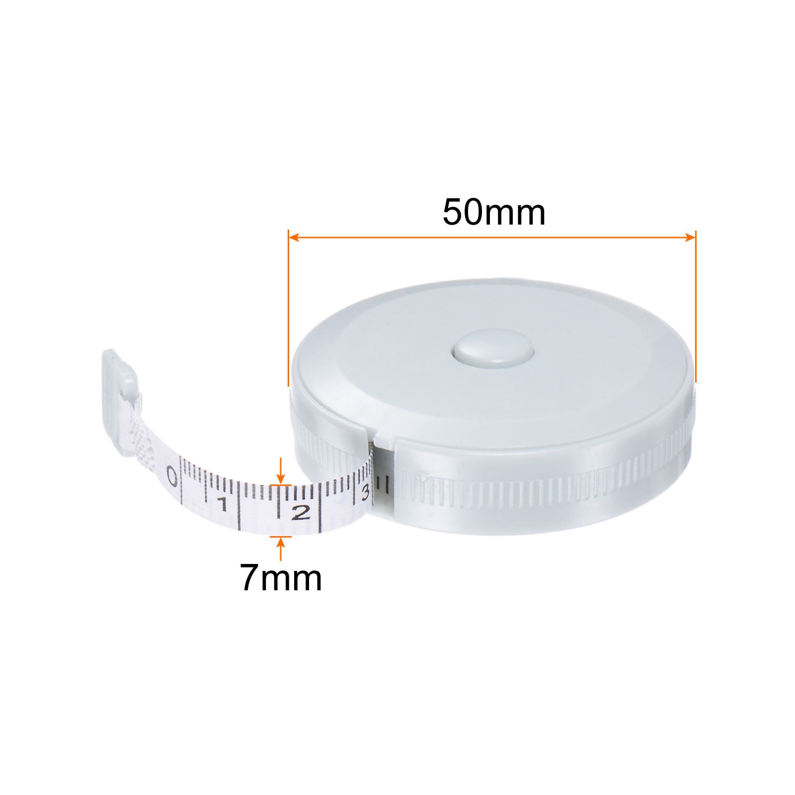 Harfington 2pcs Measuring Tape 2M/78-inch Round Retractable Tailors ...