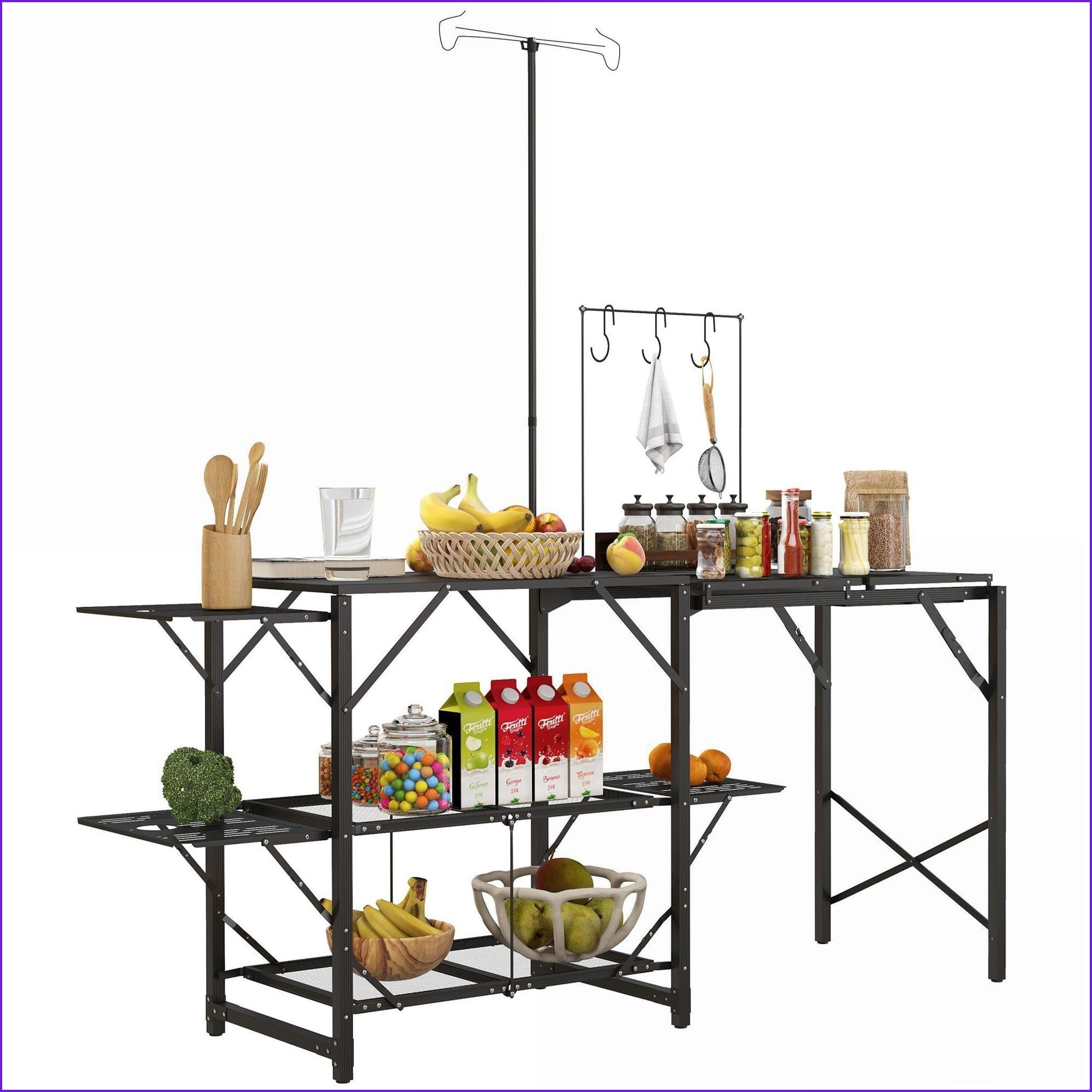 Watnature Picnic Tables Mesa de Picnic Portable Folding Camp Cooking ...