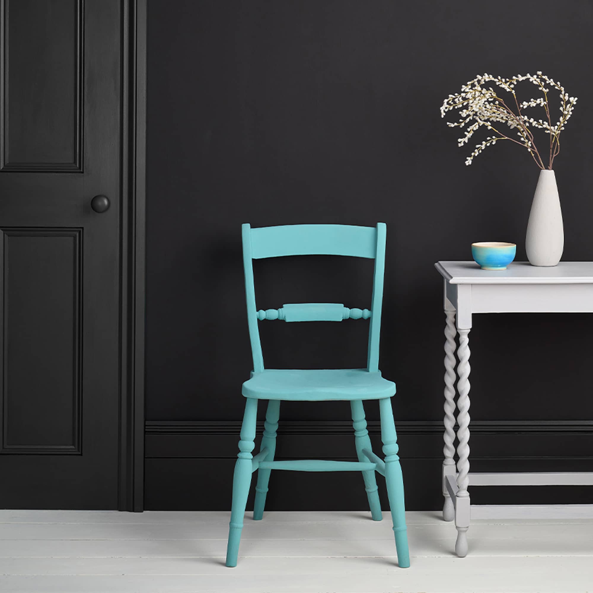Annie Sloan Satin Athenian Black Water-based Interior Door and Trim ...