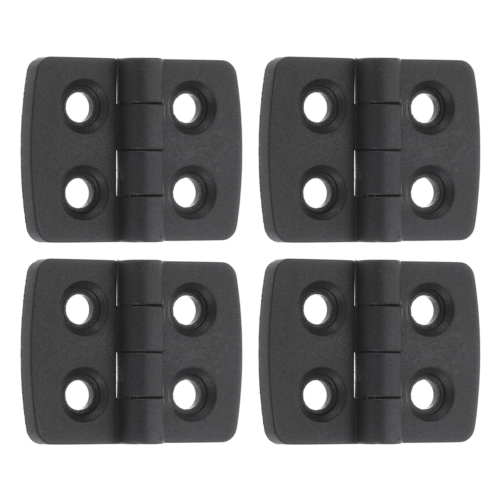 Unique Bargains 4pcs Adjustable 180 Degree Hinges 30mmx40mm Nylon ...