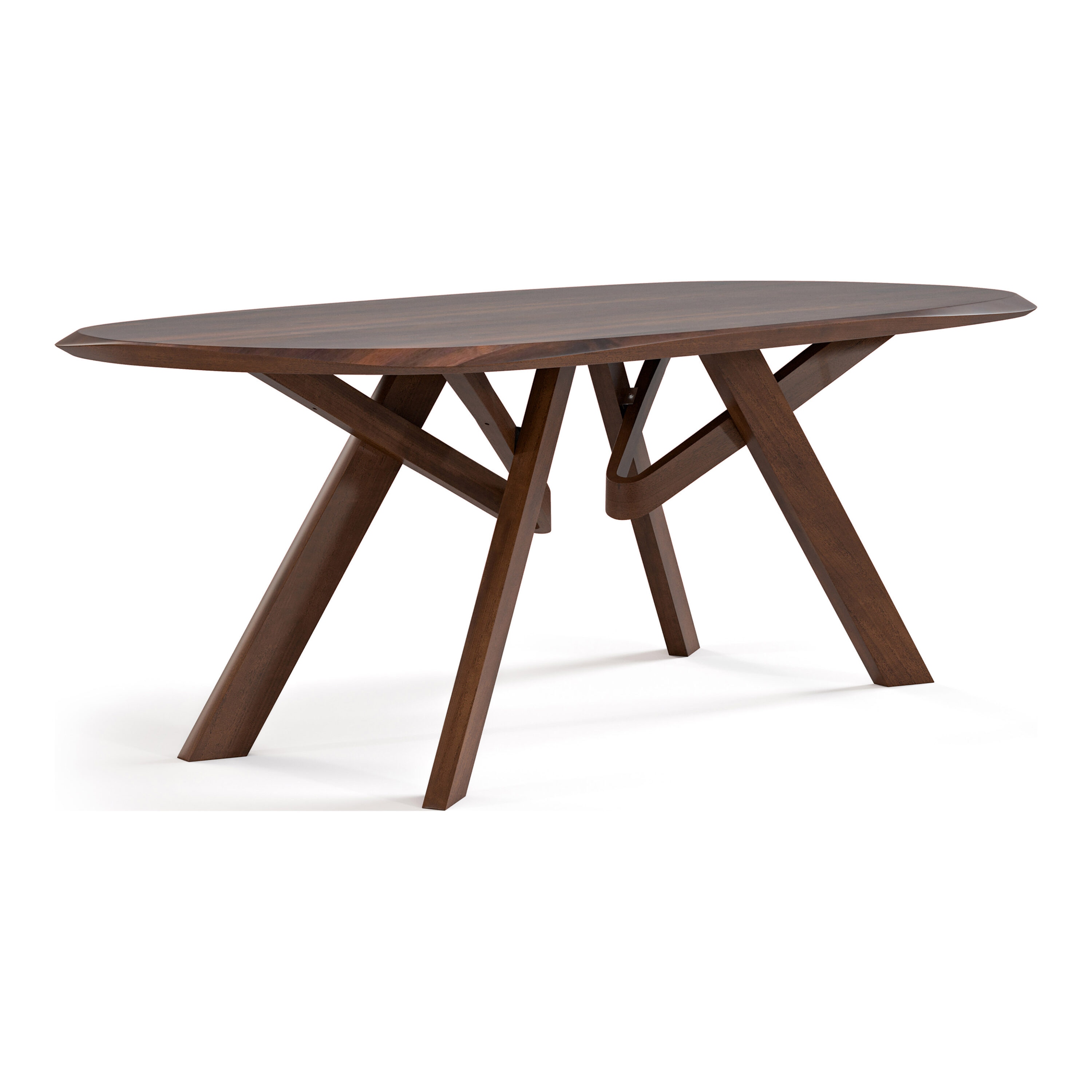 Furniture of America Shelun Rich Walnut Contemporary/Modern Dining Room ...