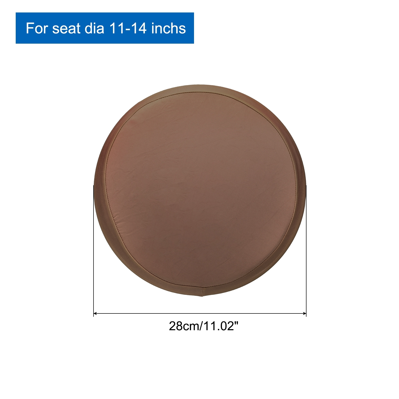 Unique Bargains Round Bar Stool Covers 2pcs Round Seat Cover Dia.11-13 ...