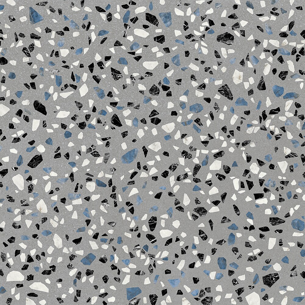 The Tile Life Sample - Terrazzo 2.0 Classic Grey 4-in x 4-in Matte ...