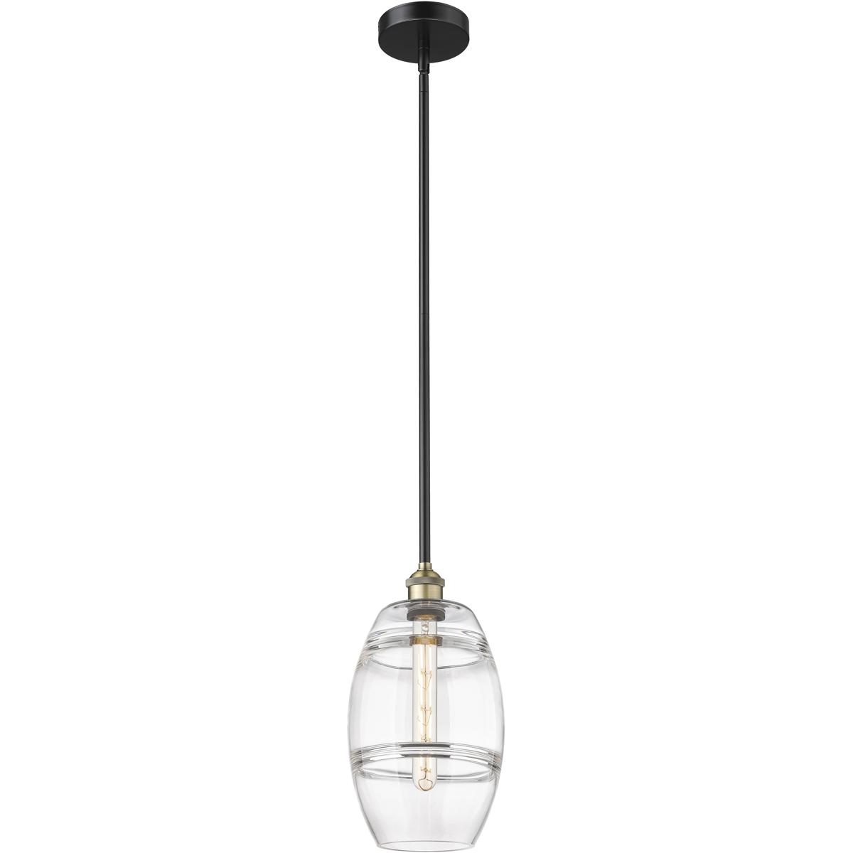 Innovations Lighting 616-1S-BAB-G557-8CL Edison Vaz Mini Pendant Black ...