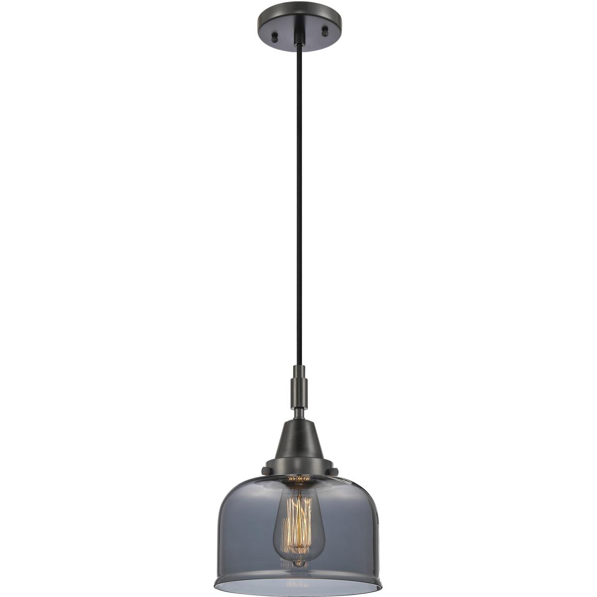 Innovations Lighting 447-1P-BK-G73 Bell Mini Pendant Matte Black in the ...