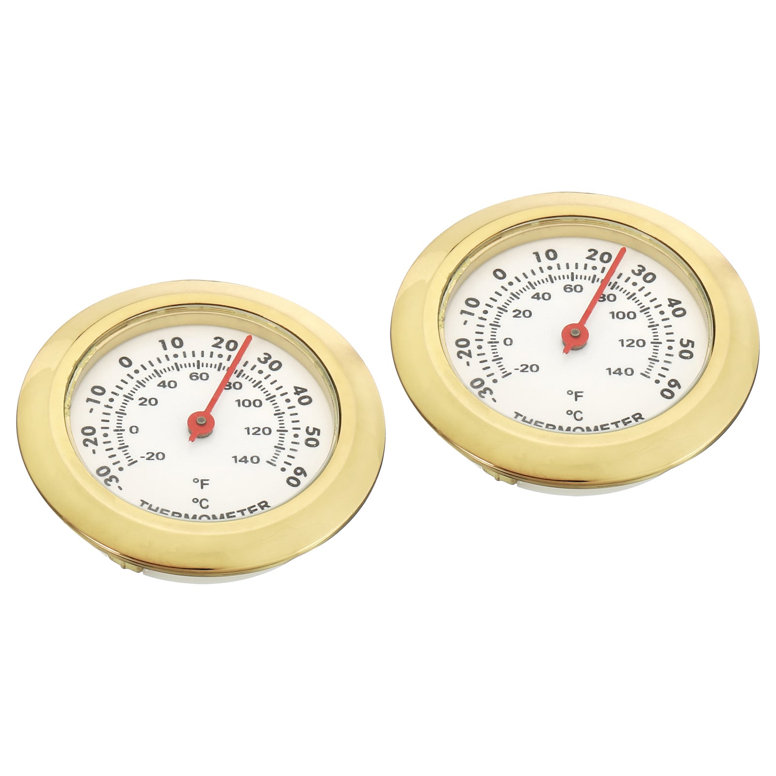 PATIKIL 1.46Inch Mini Indoor Outdoor Thermometer 2pcs Temperature ...