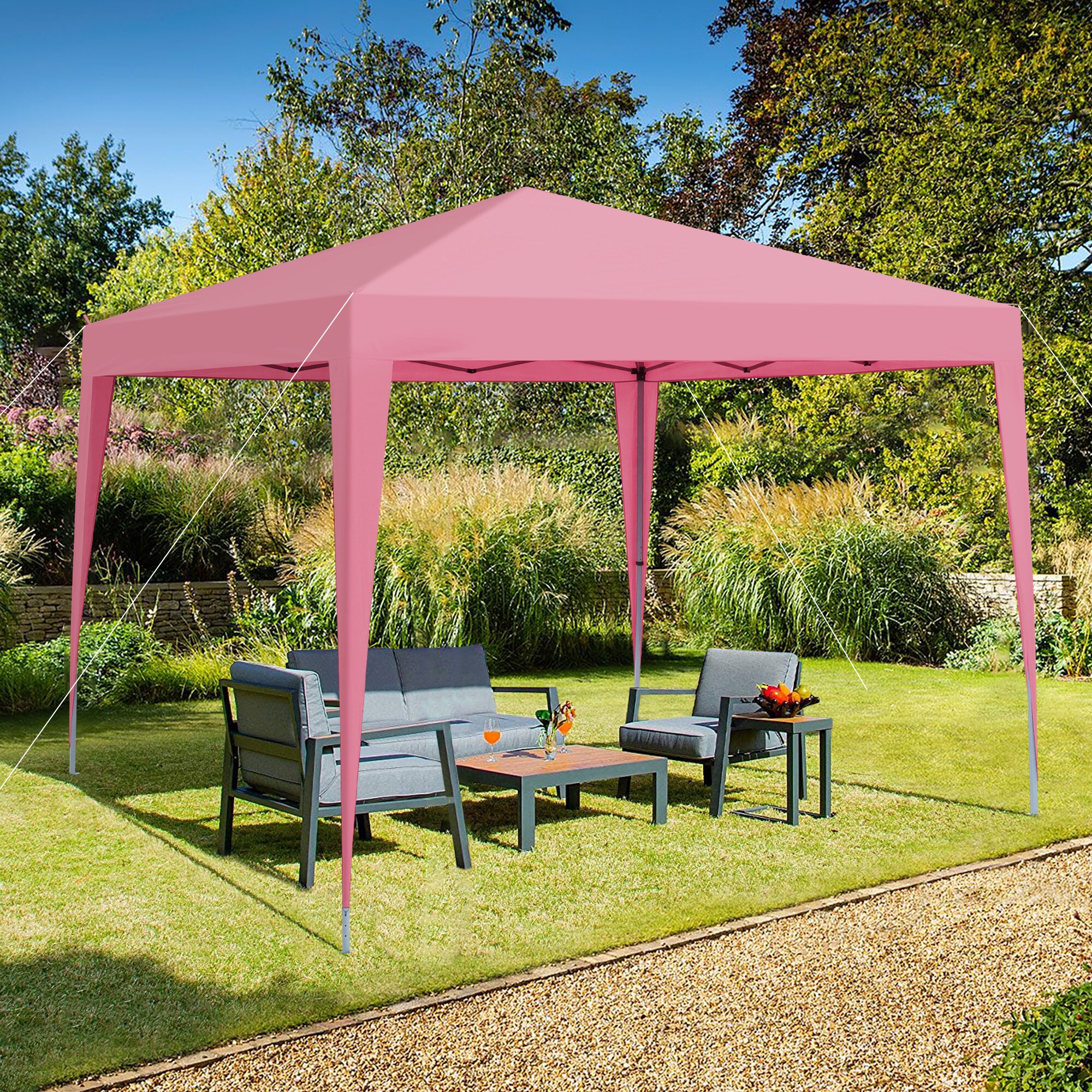 Pop up Canopy Pink Gazebos, Pergolas & Canopies at Lowes.com