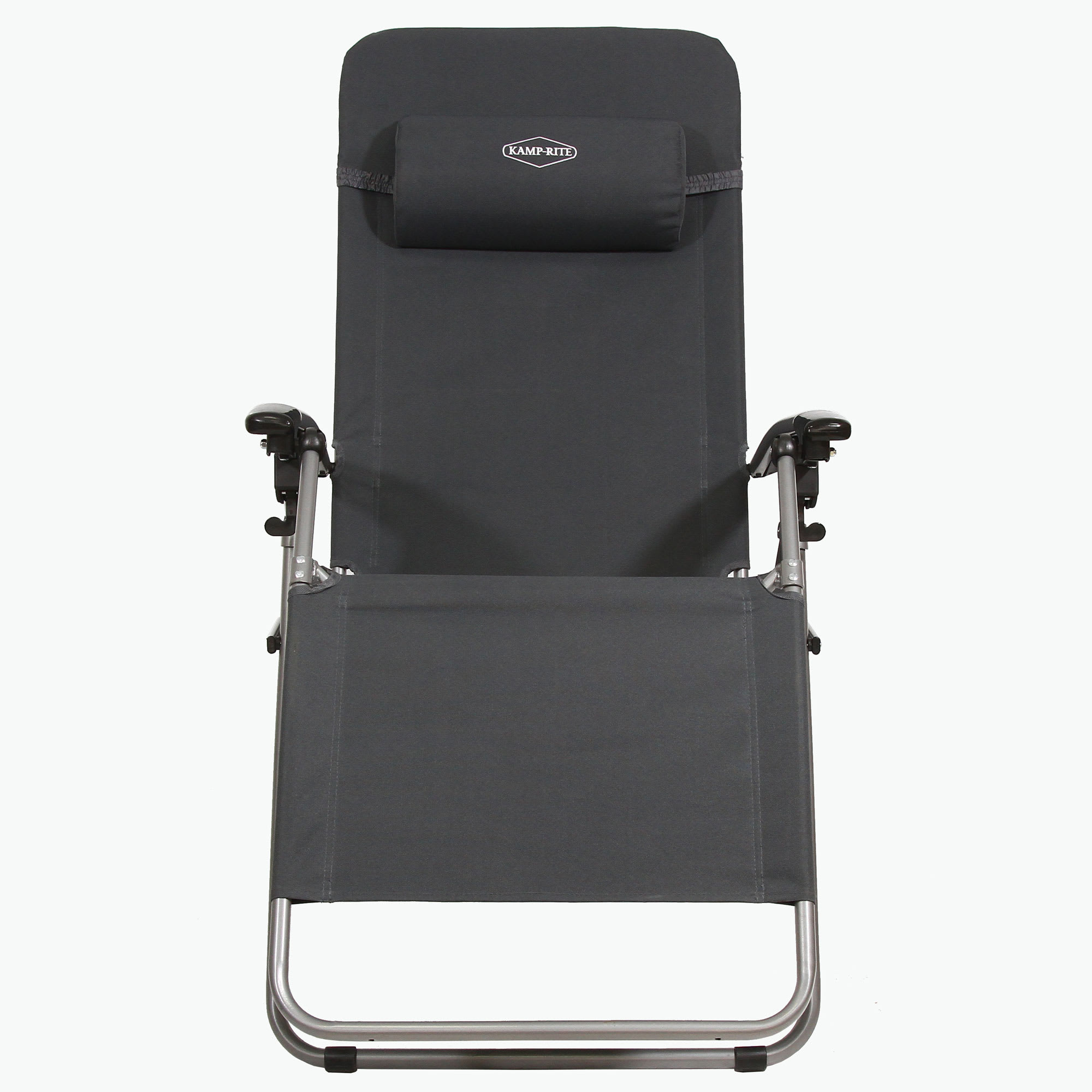 Kamp-Rite Outdoor Folding Reclining Zero Gravity Chair w/ Headrest ...