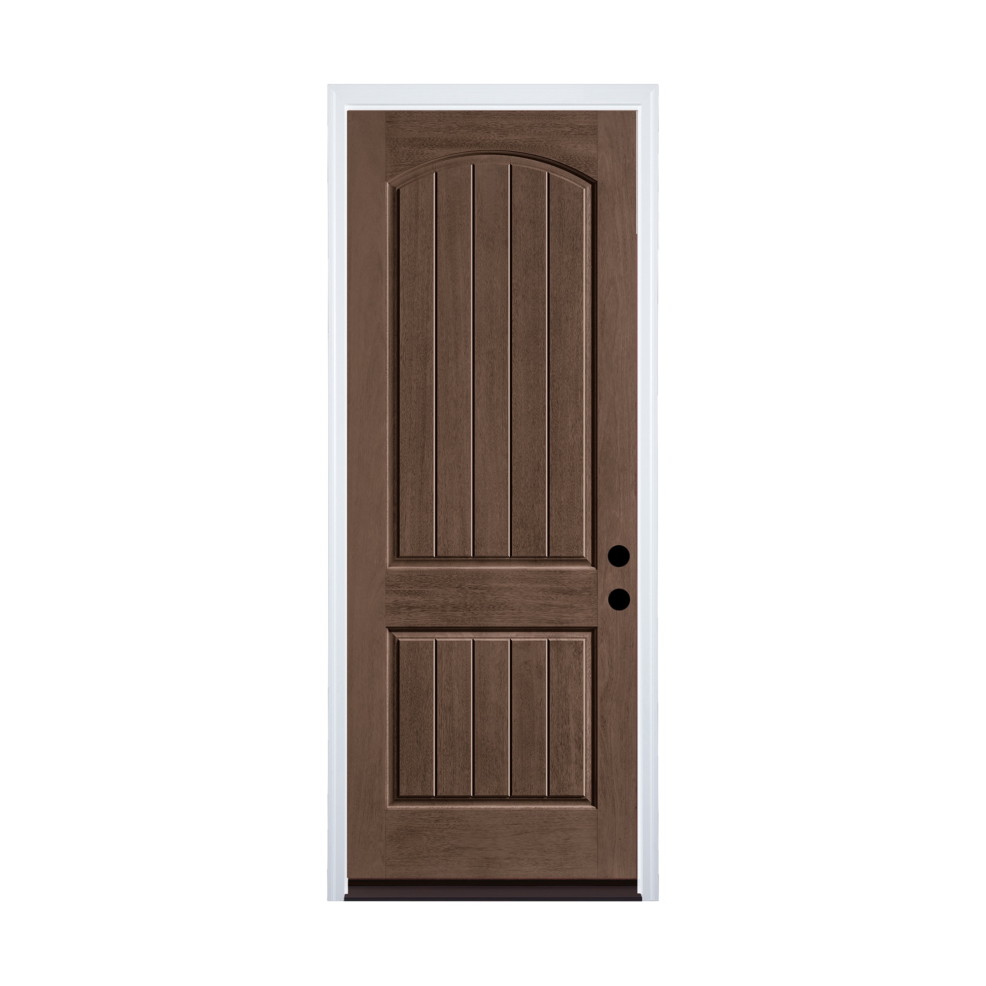 Therma-Tru 36-in x 96-in x 4-9/16-in Fiberglass No glass Left-hand ...