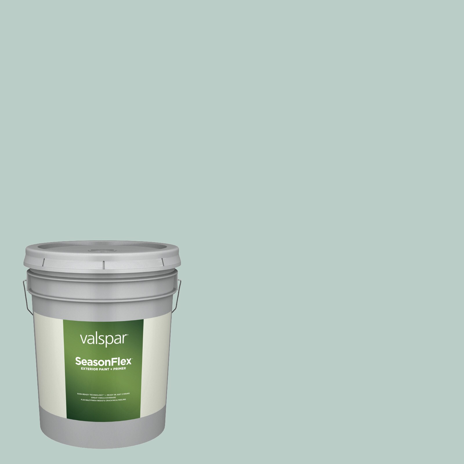 Valspar SeasonFlex Flat Sparkling Lake 5002-3b Latex Exterior Paint ...