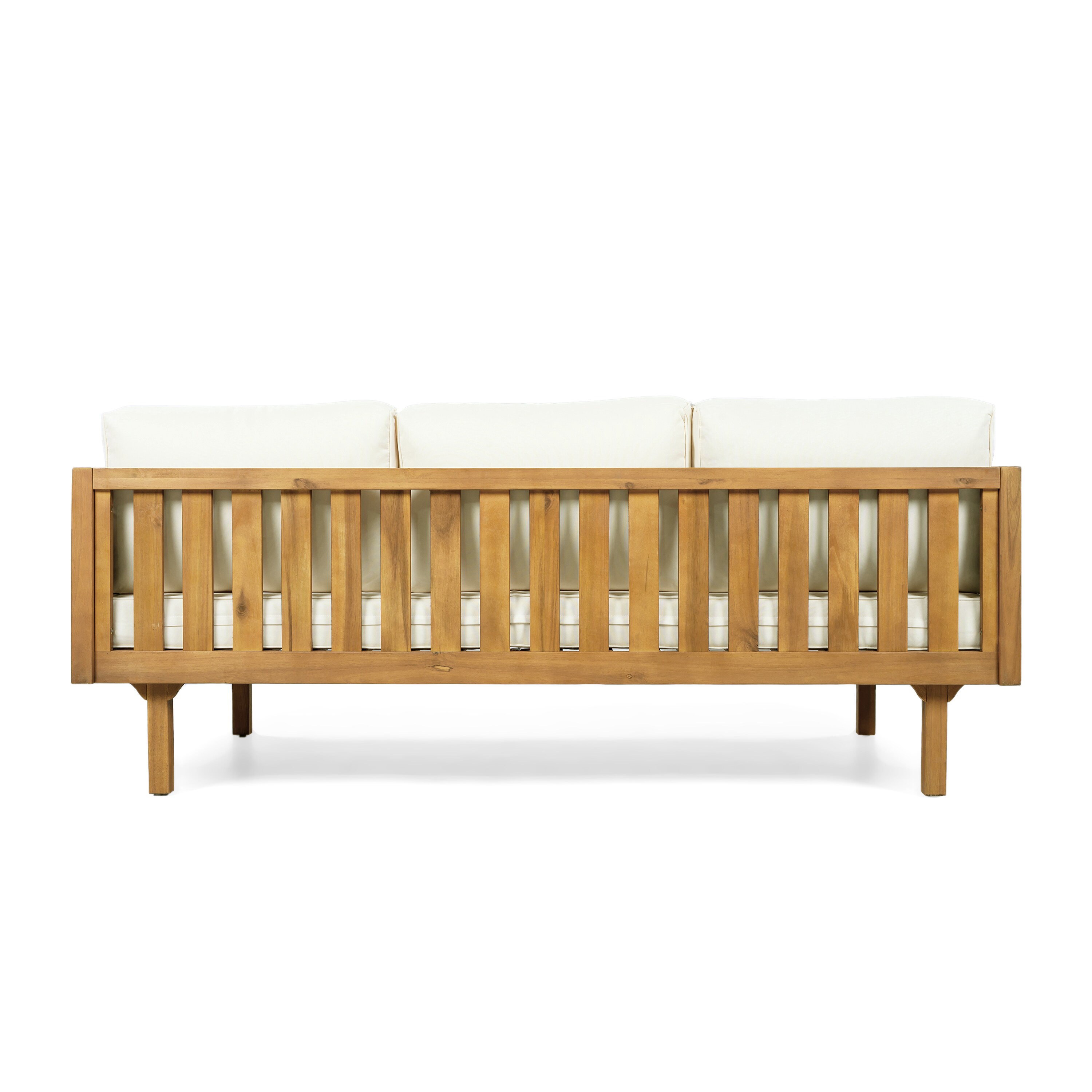 ModernLuxe Assembly Required ThreeSeater Outdoor Daybed with Beige ...