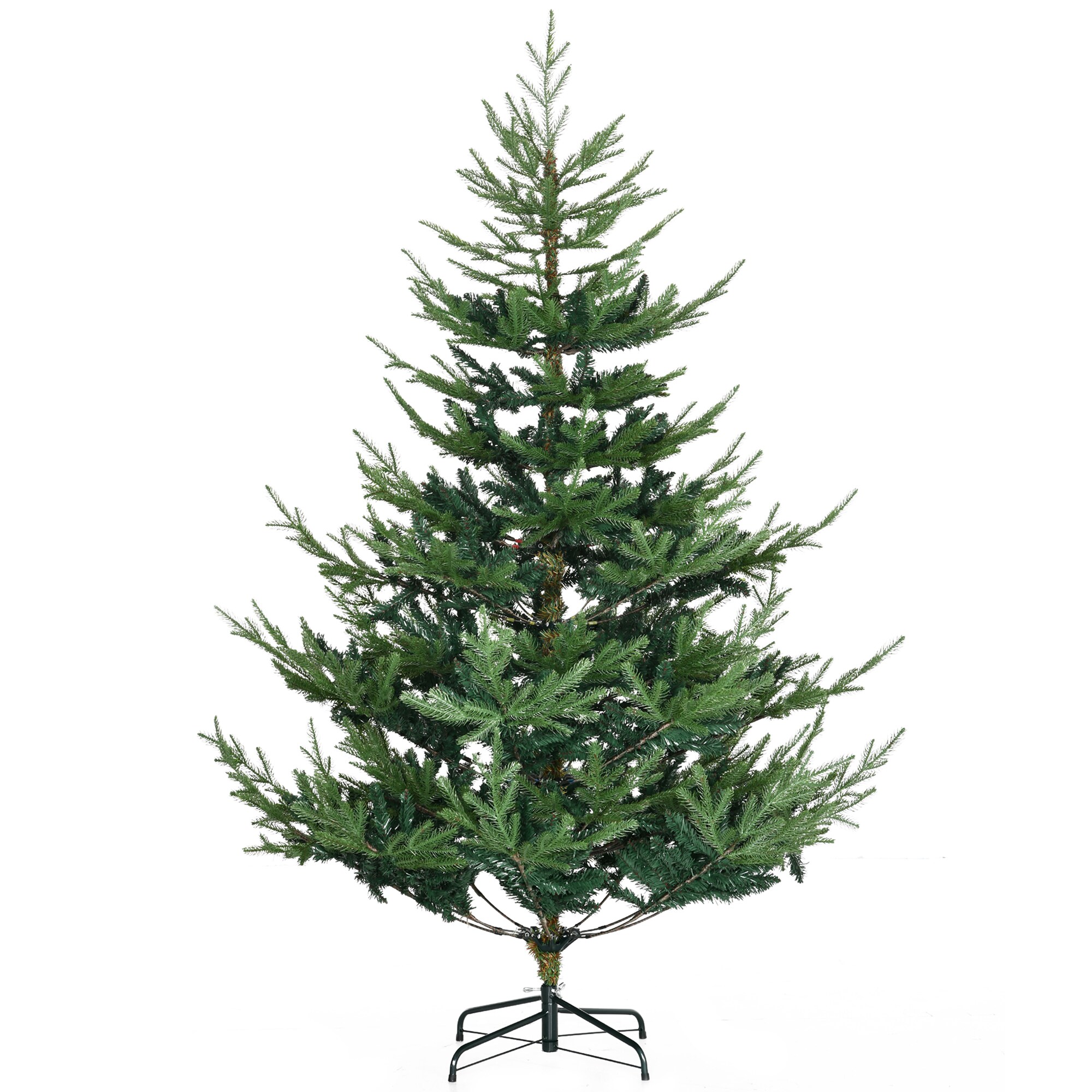 Zyerch 72in H Green Nordic Pine Artificial Christmas Tree 795 Tips with ...
