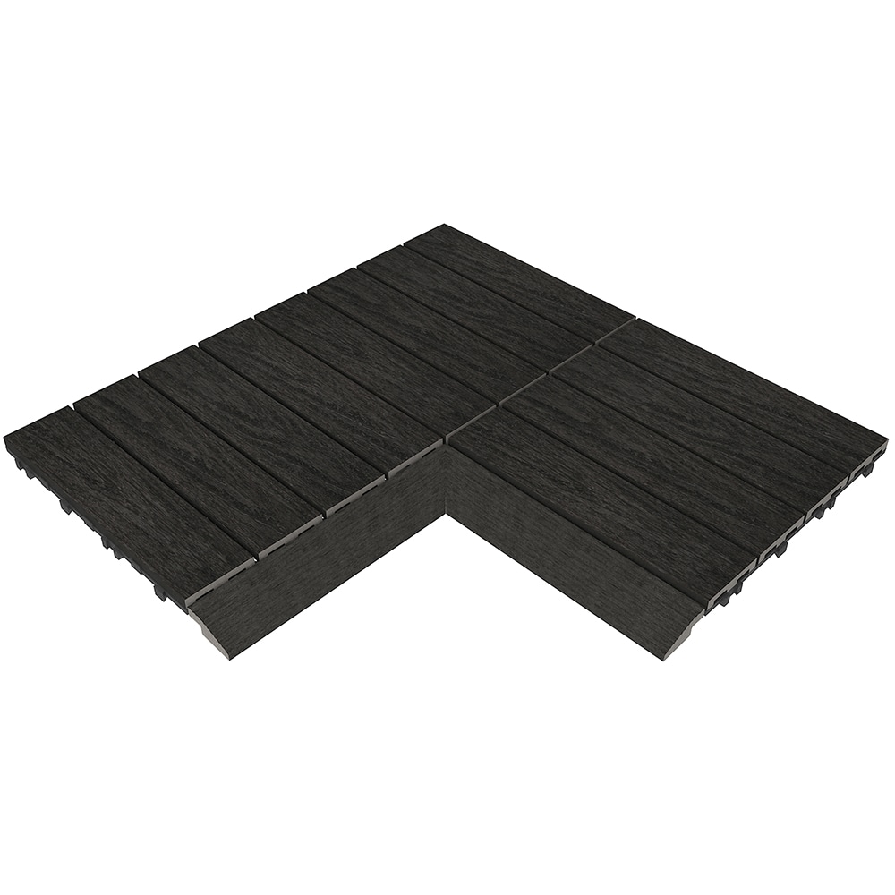 NewTechWood 2-in x 12-in 2 -Pack Indian Ebony Prefinished Composite ...