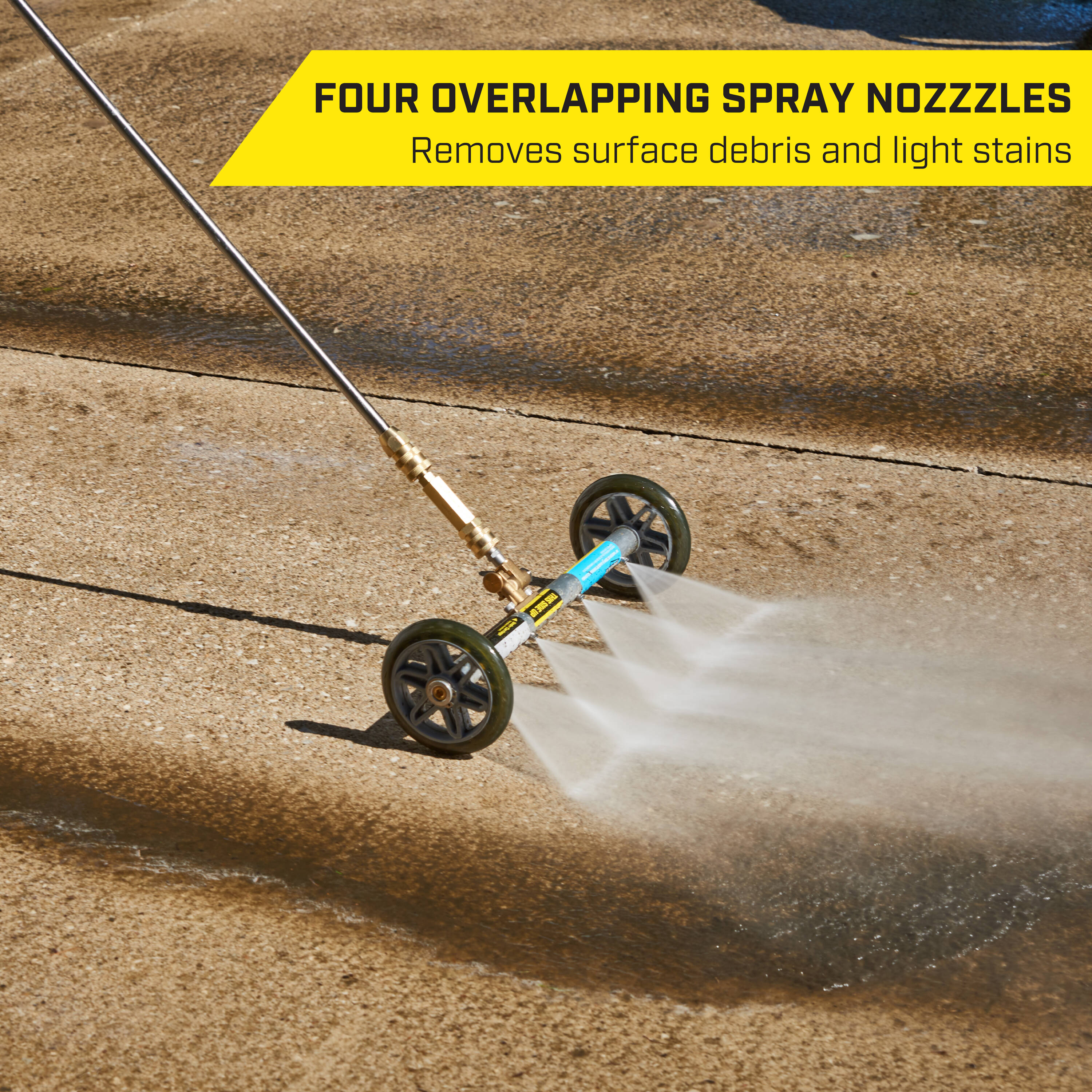 SurfaceMaxx Water Broom 14-in up to 3300-PSI Water broom for Gas and ...