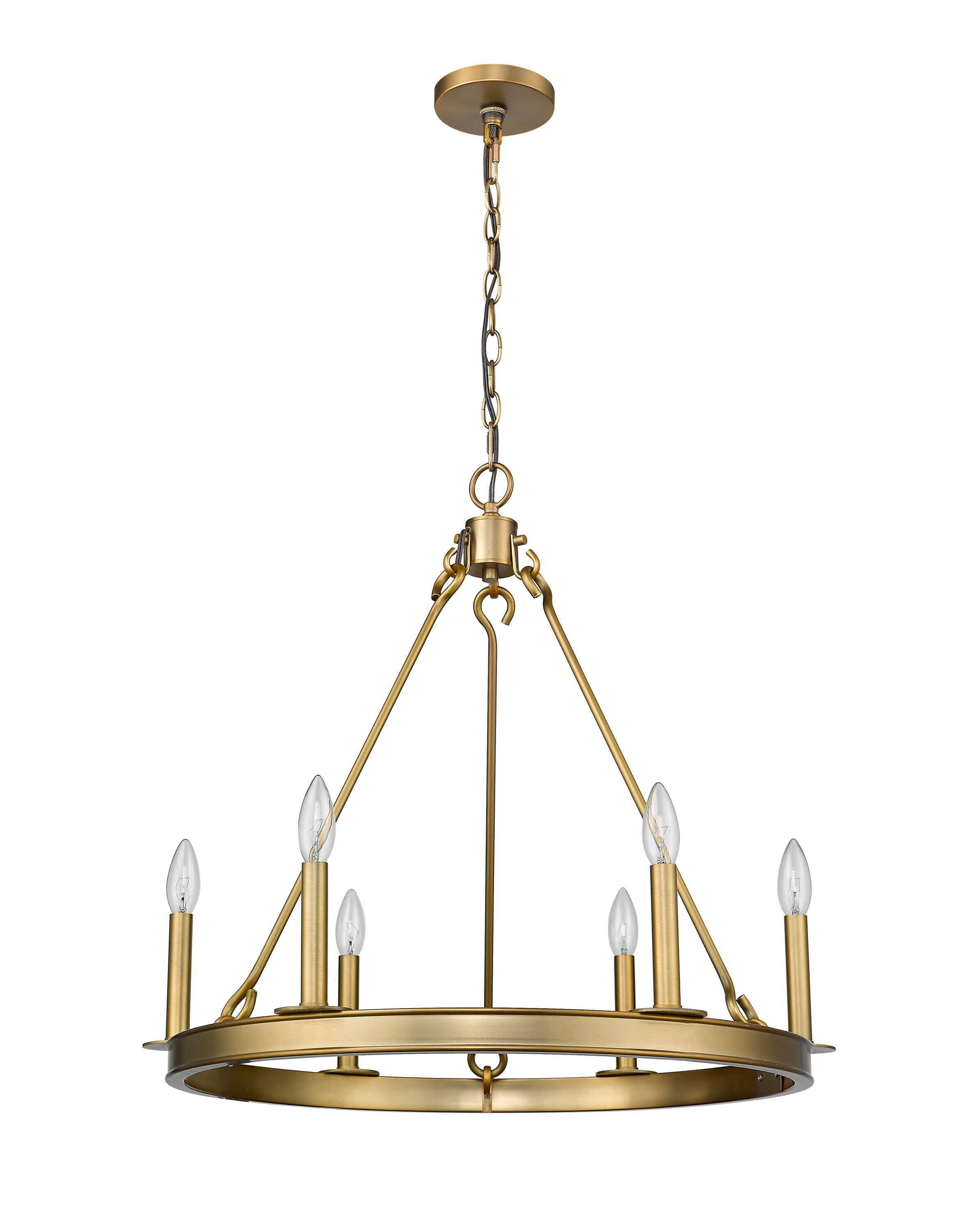 Z-Lite Barclay 6 -Light Antique Brass Transitional For Use Z-Lite Barclay 6 -Light Antique Brass Transitional For Use