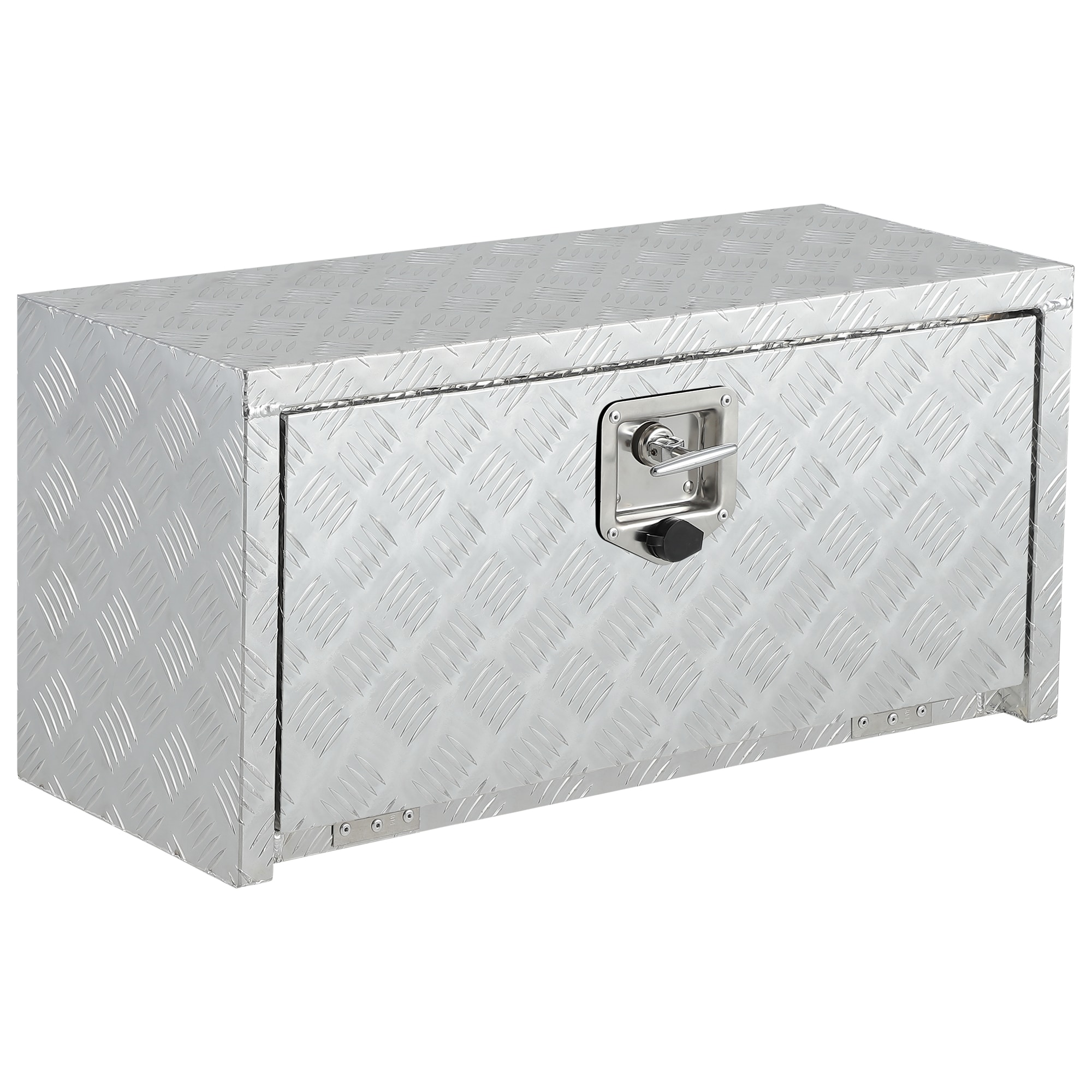 30 Inch Heavy Duty Aluminum Tool Underbody Box Waterproof Square Truck ...