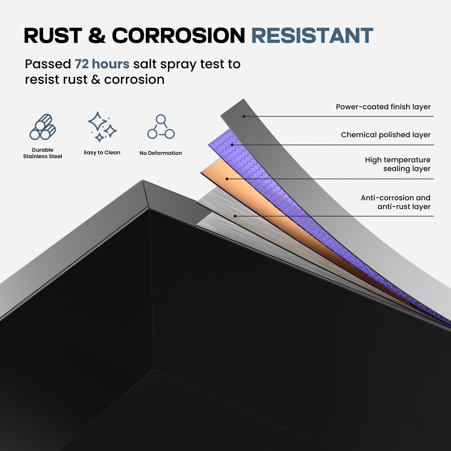 Yuaris 14 inches W x 12 inches H x 4 inches D Waterproof Recessed ...