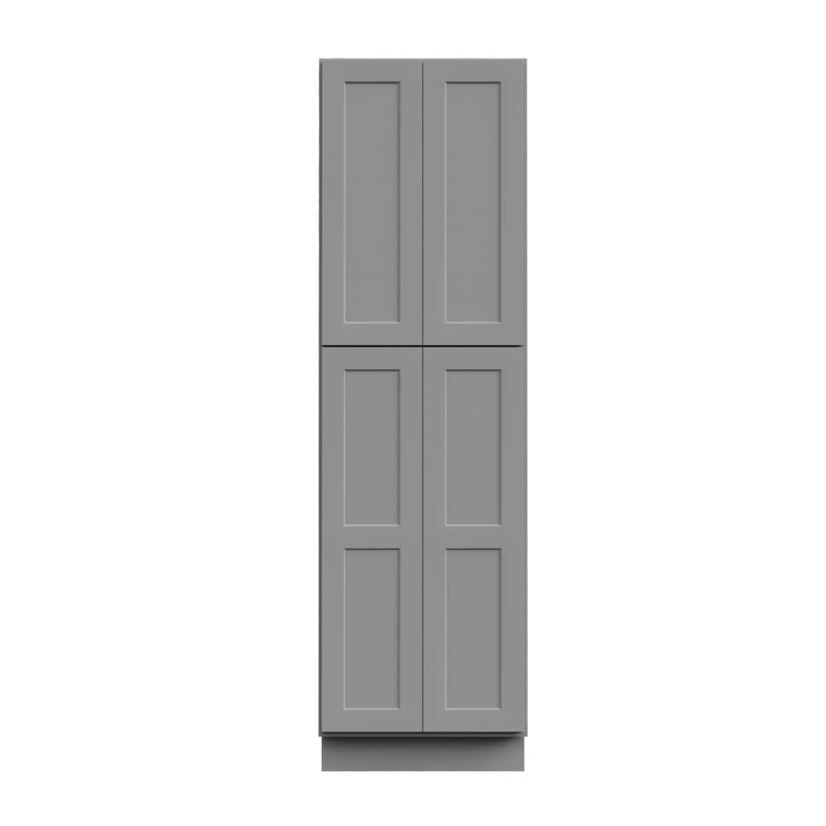 RELIABILT Overlake 24-in W x 84-in H x 24-in D Gray Painted Pantry ...