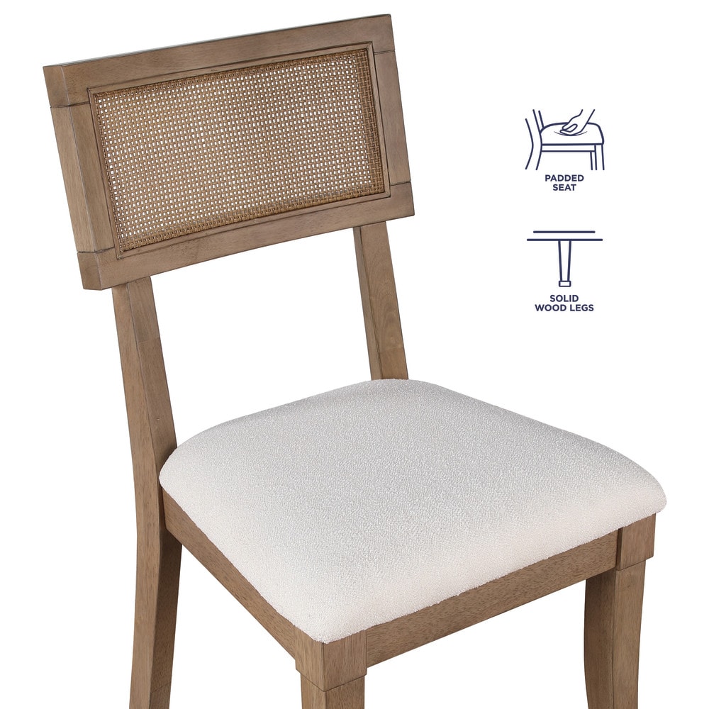 Steve Silver Set of 2 Transitional Polyester Upholstered Dining side ...