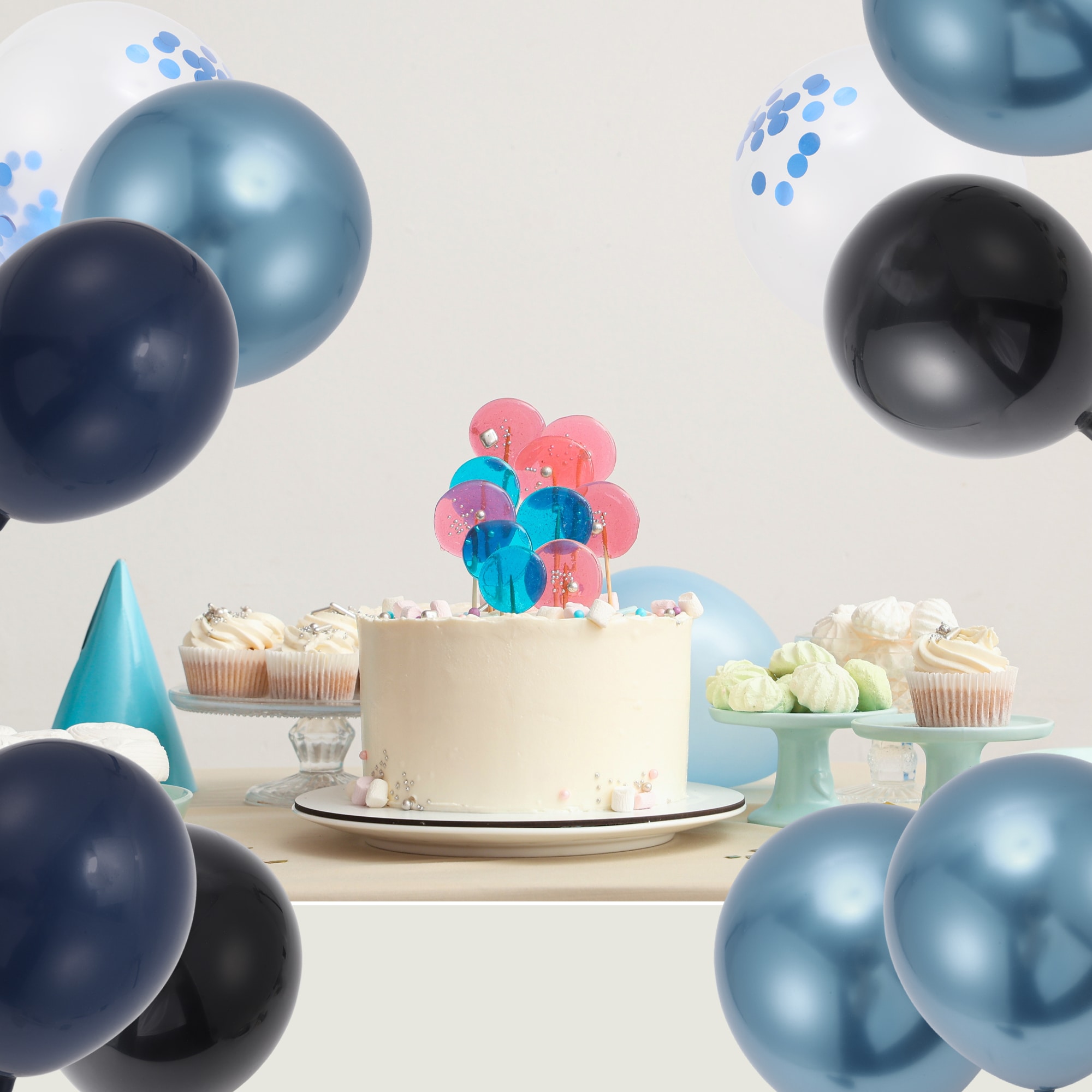 Unique Bargains 20pcs Latex Party Balloons with Ribbon 10 Inch Round ...