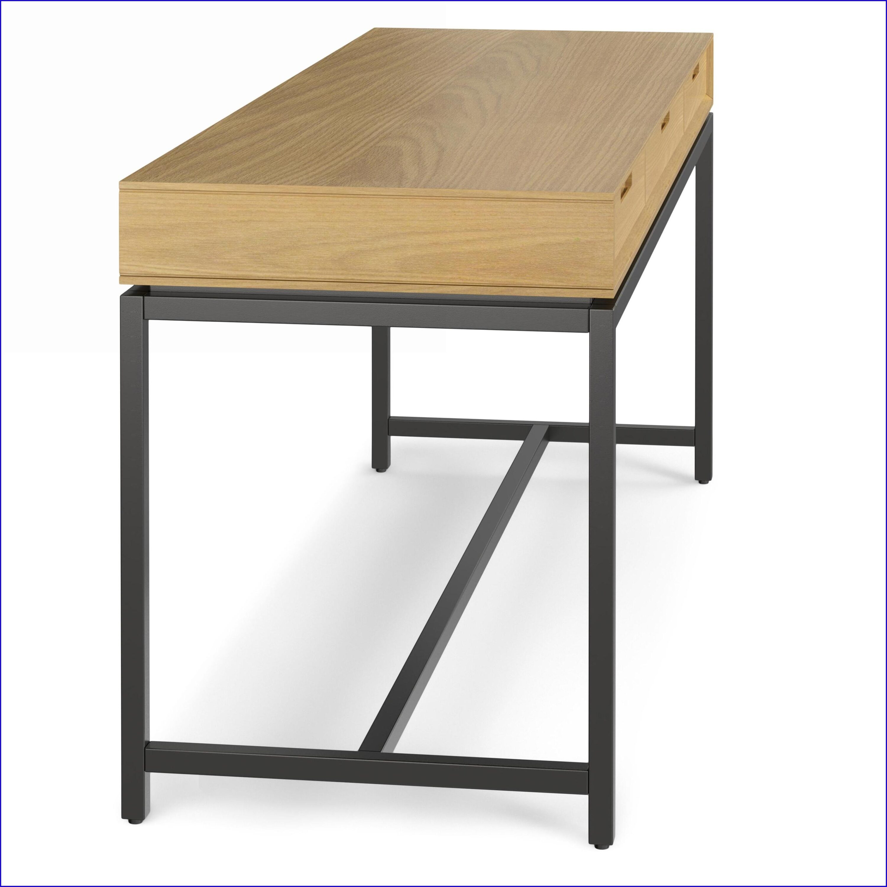 SunJet Desks Mid Century Industrial 72in Wide Desk with Drawers and ...