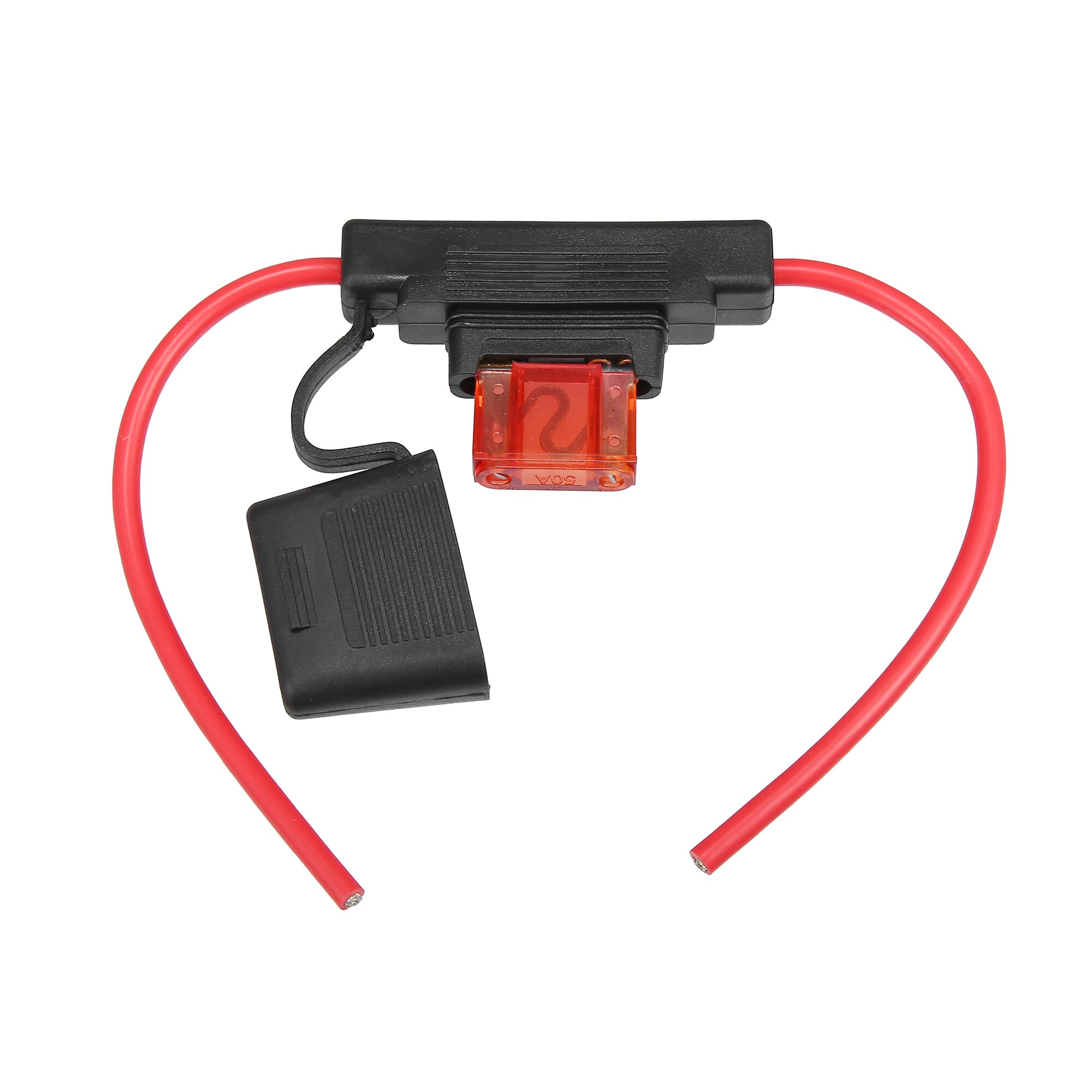 Unique Bargains DC 12V 10 Gauge Car in Line ATC Blade Style Inline Fuse ...